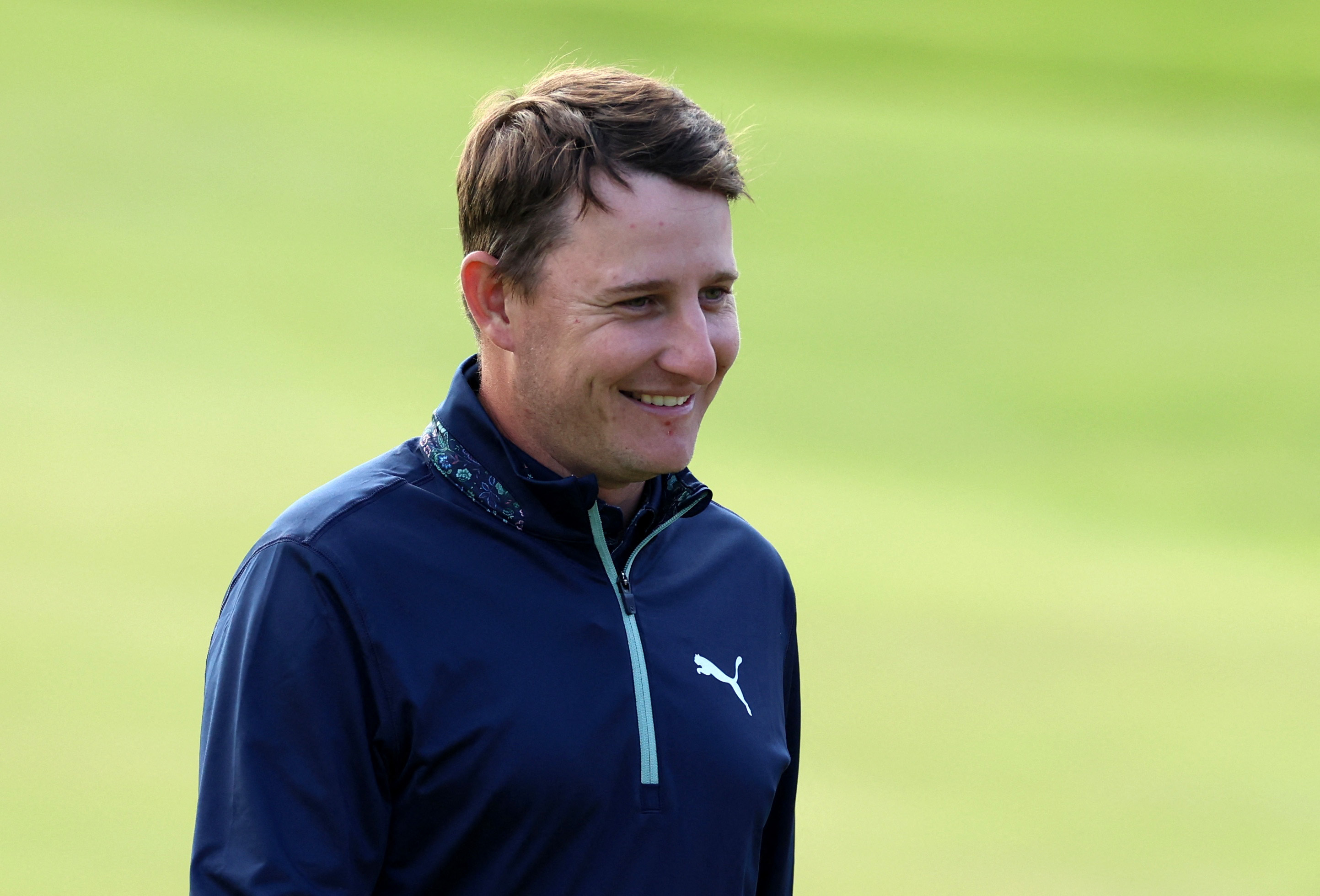 Golf-American Harman in league of his own with five-stroke Open lead ...