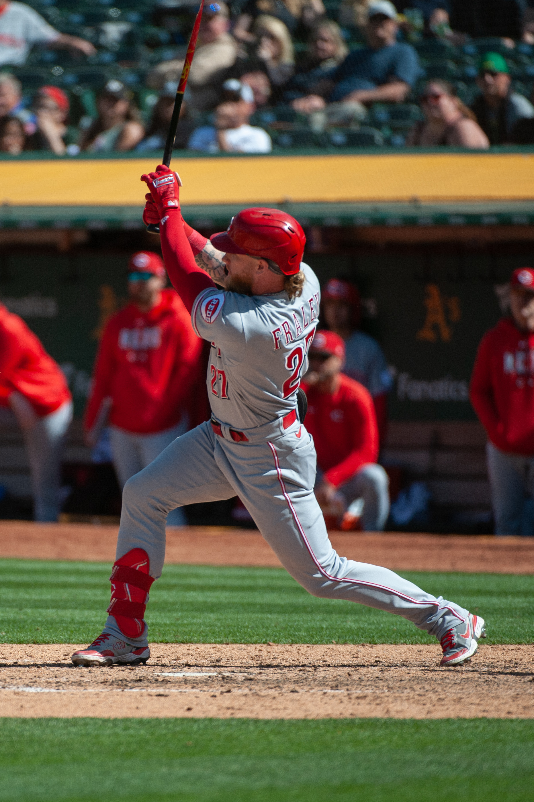 Jake Fraley's fortunate break lifts Reds over Athletics | Reuters