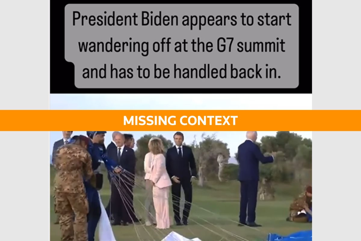 Fact Check: Clip of Biden ‘wandering off’ at G7 summit lacks context ...