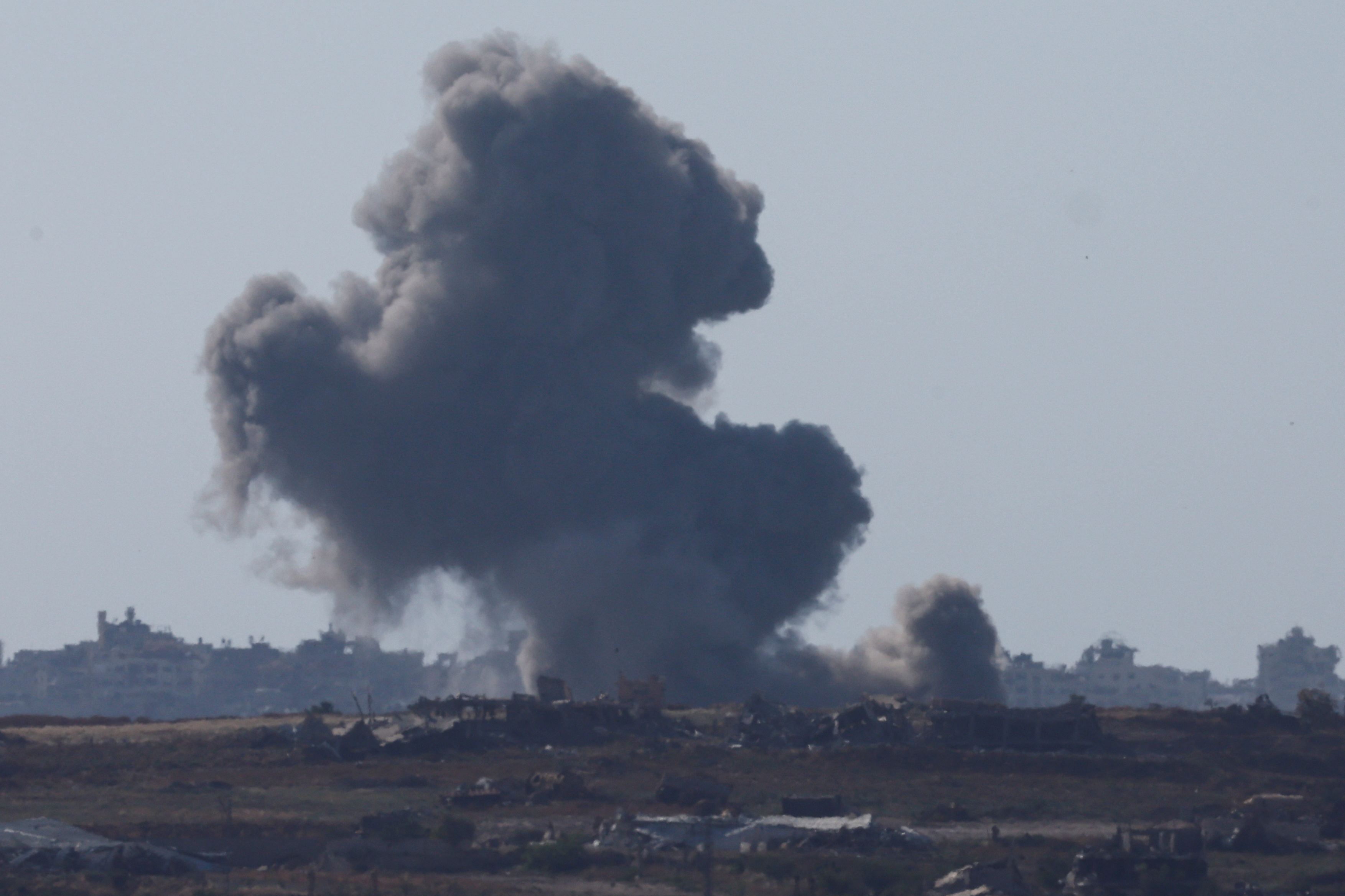 Fierce fighting in northern Gaza as aid starts to roll off US-built ...