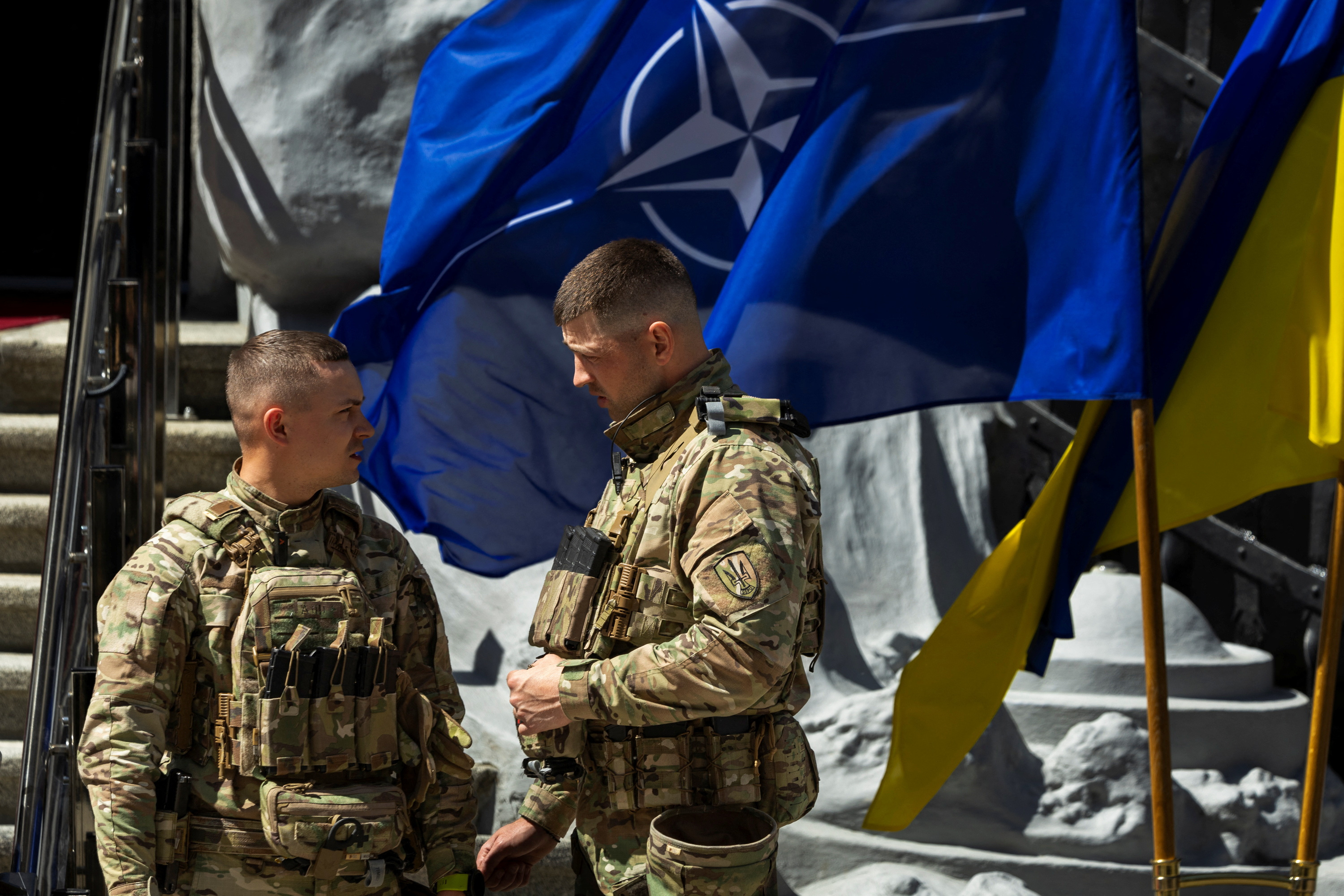 Ukraine's Zelenskiy calls for faster arms supplies as NATO chief visits ...
