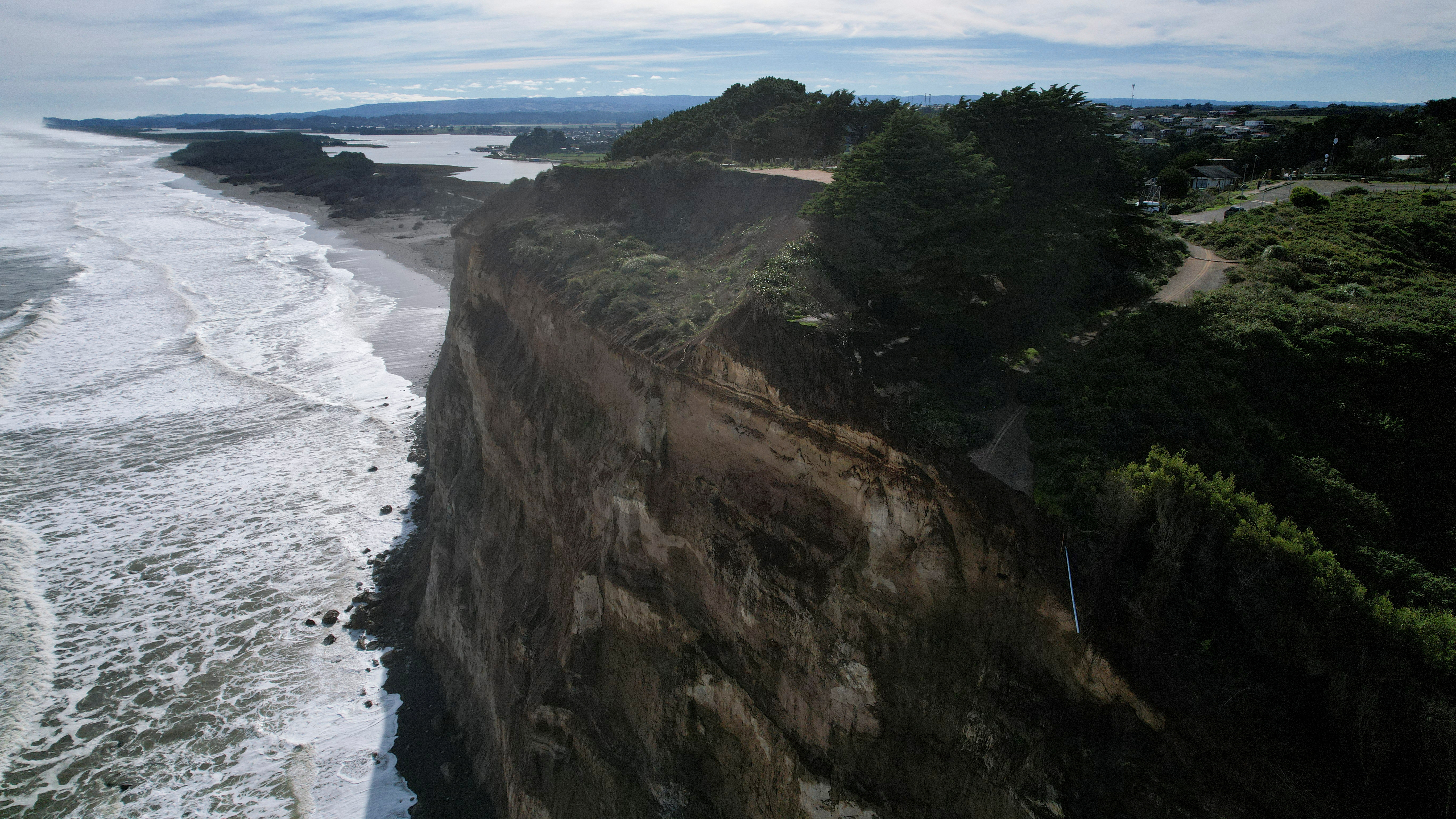 Emergent Coastline Erosion