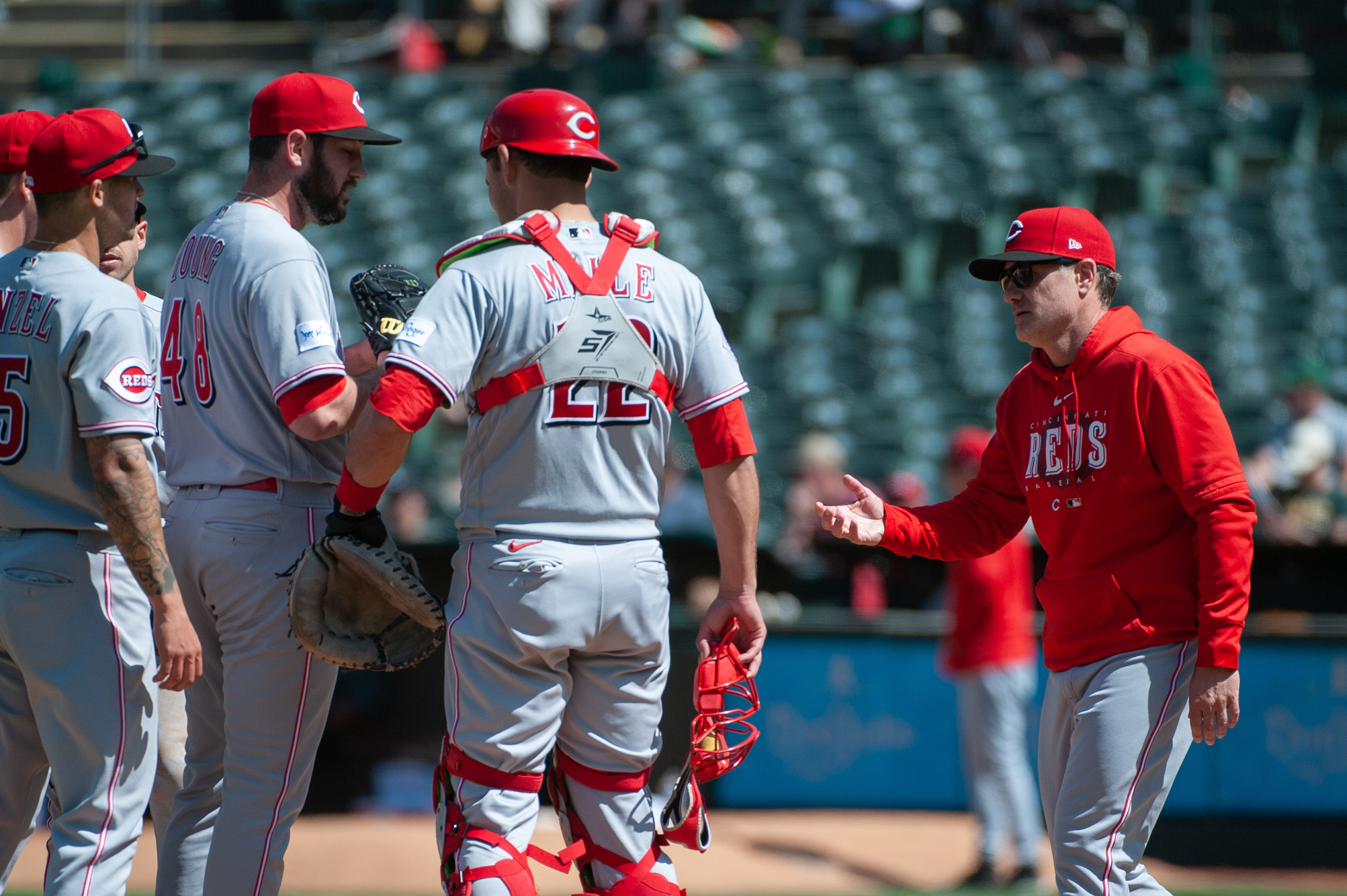 Jake Fraley's fortunate break lifts Reds over Athletics | Reuters