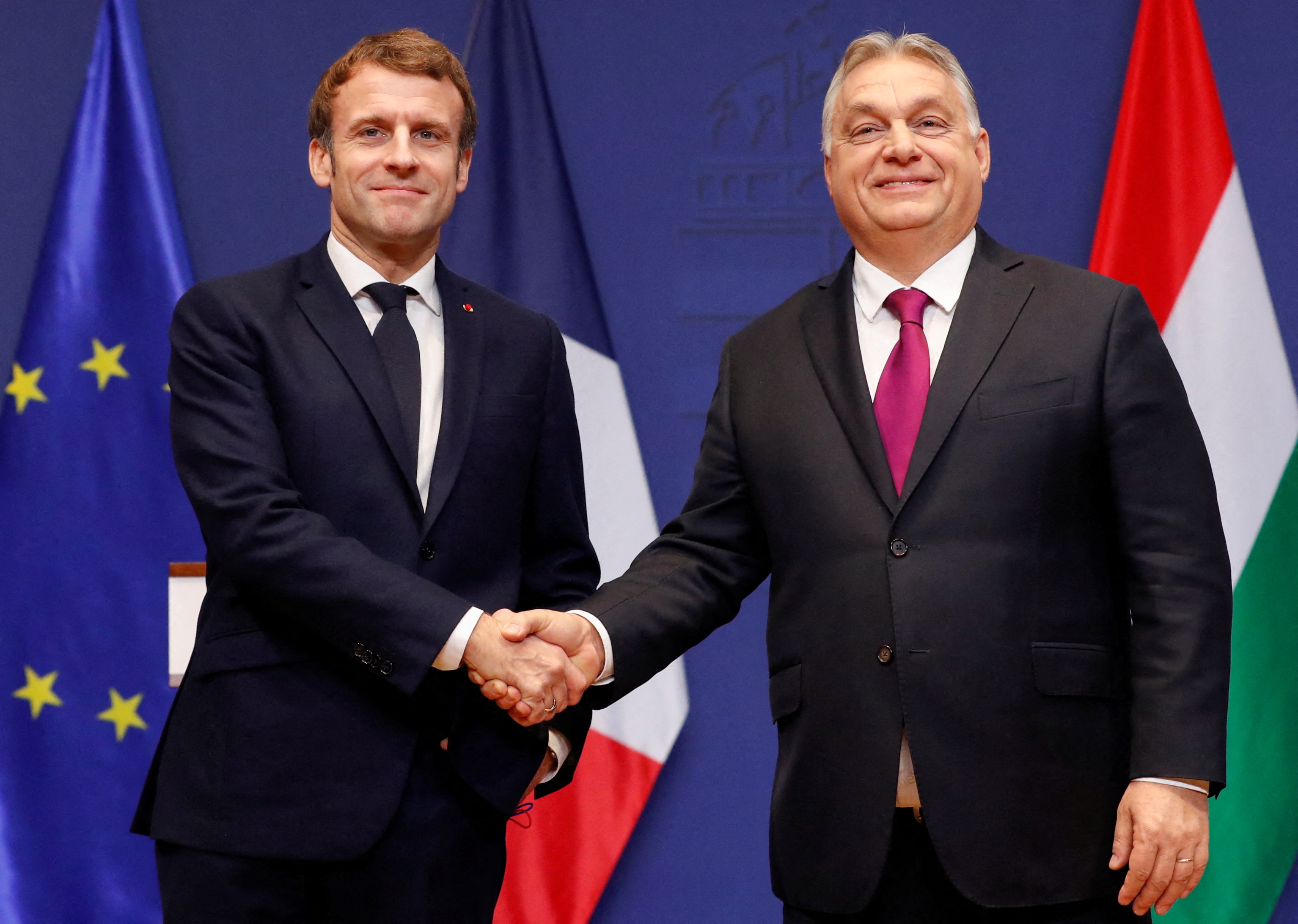 France and Hungary set conciliatory tone as Macron visits Budapest ...