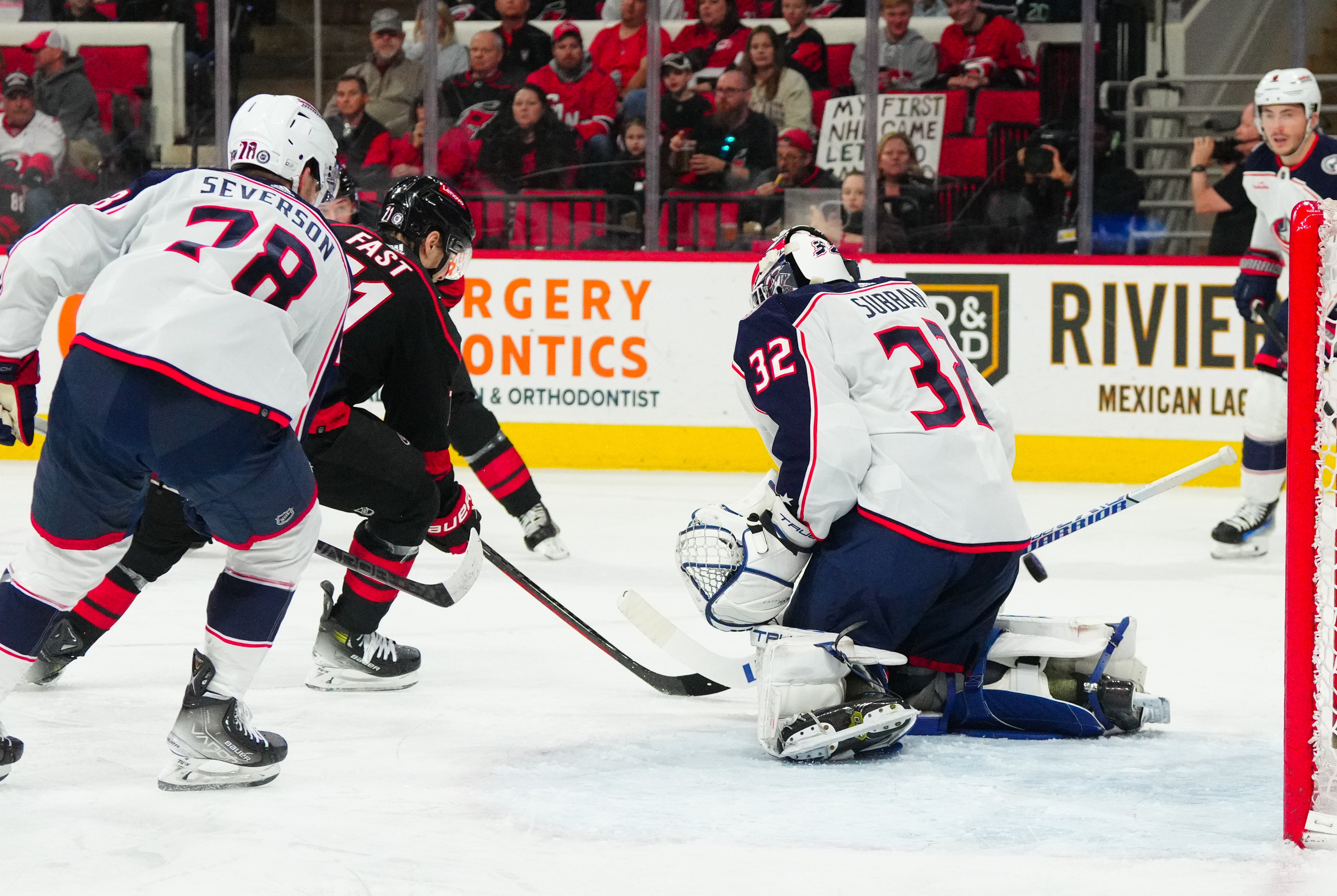 Hurricanes score early, blank Blue Jackets | Reuters