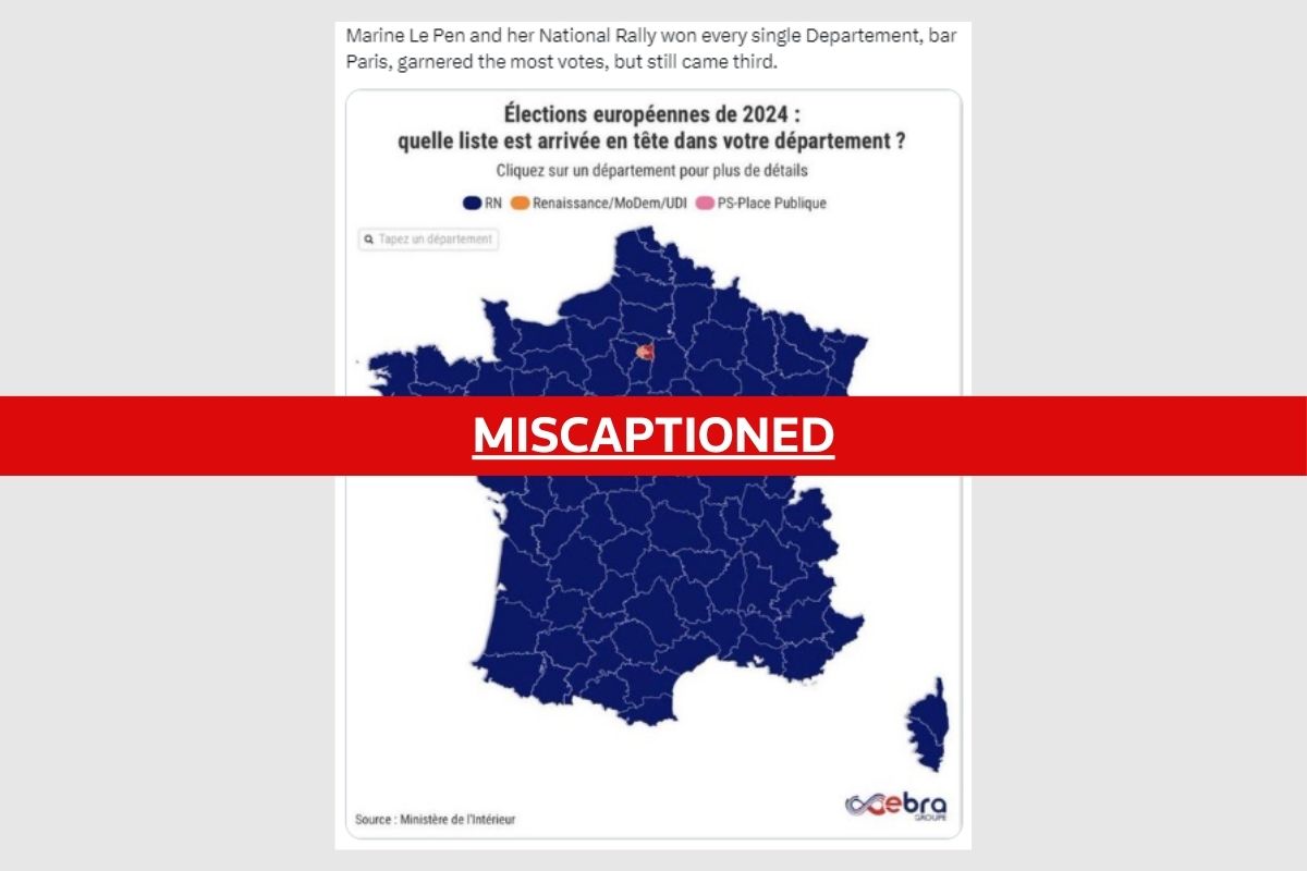 Fact Check: French election map shows EU results, not July government ...