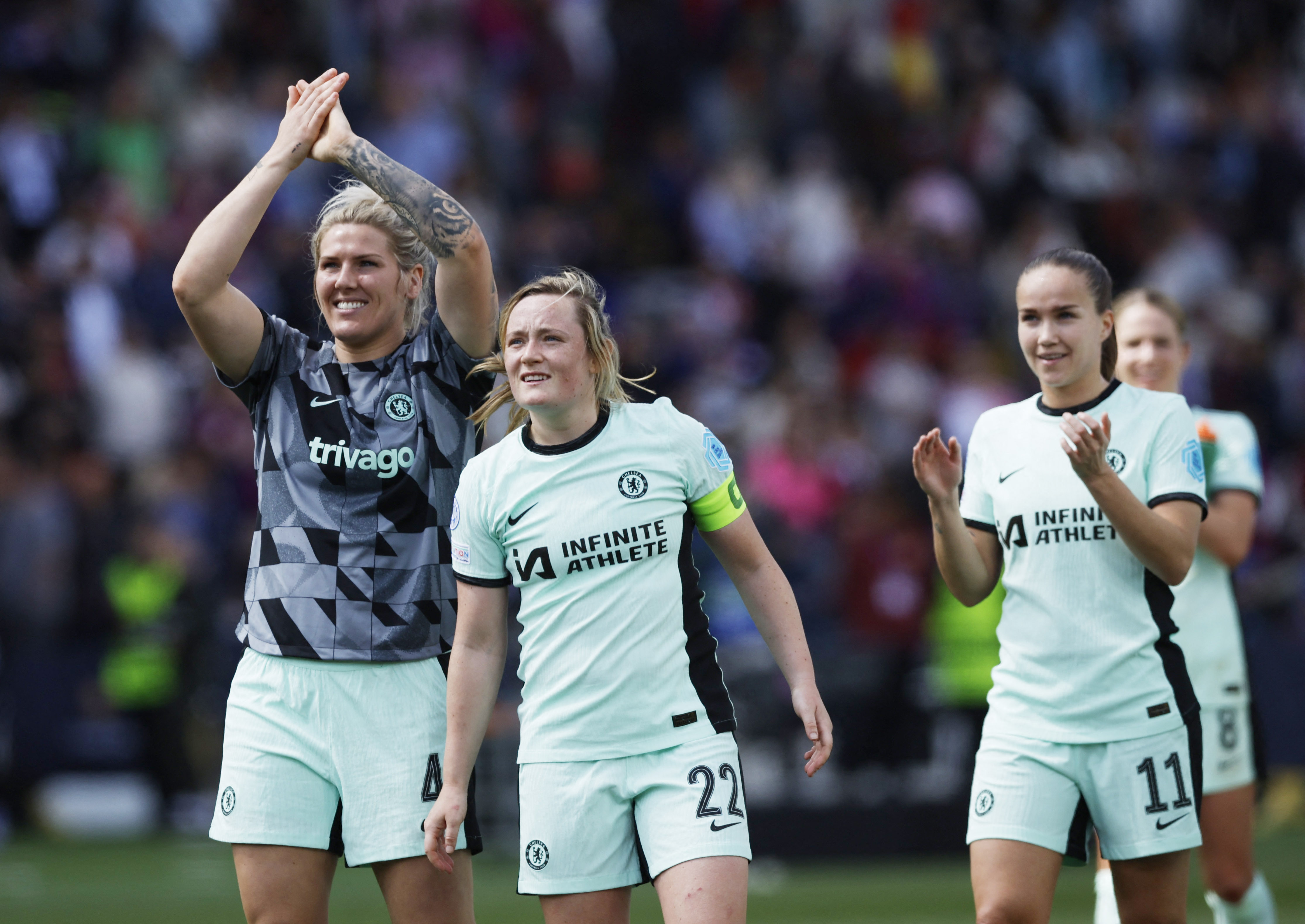 Chelsea stun holders Barcelona 1-0 in Women's Champions League semis ...