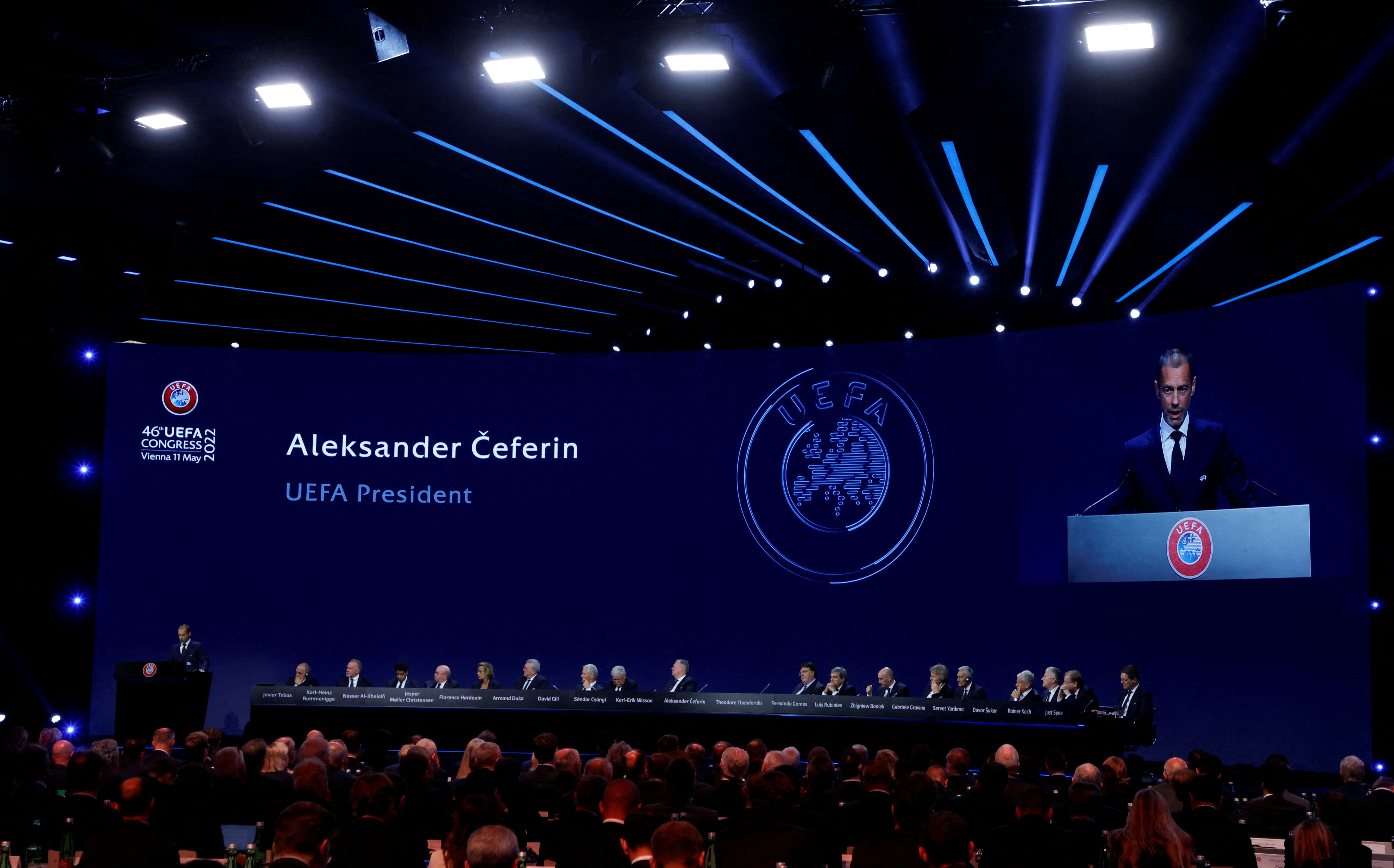 UEFA allows Russia to take part in its congress | Reuters