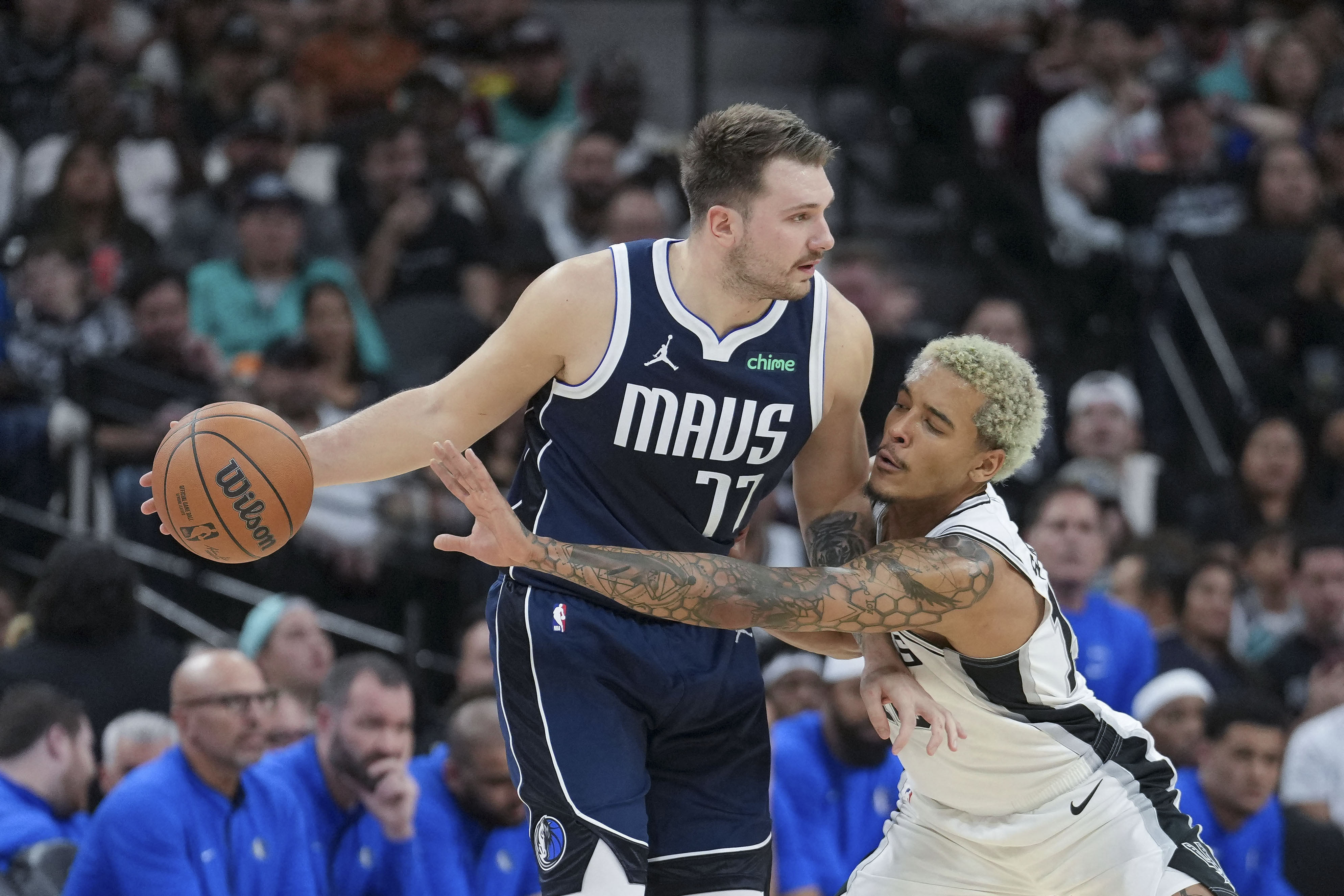 Luka Doncic spoils Victor Wembanyama's debut in Mavs' win | Reuters