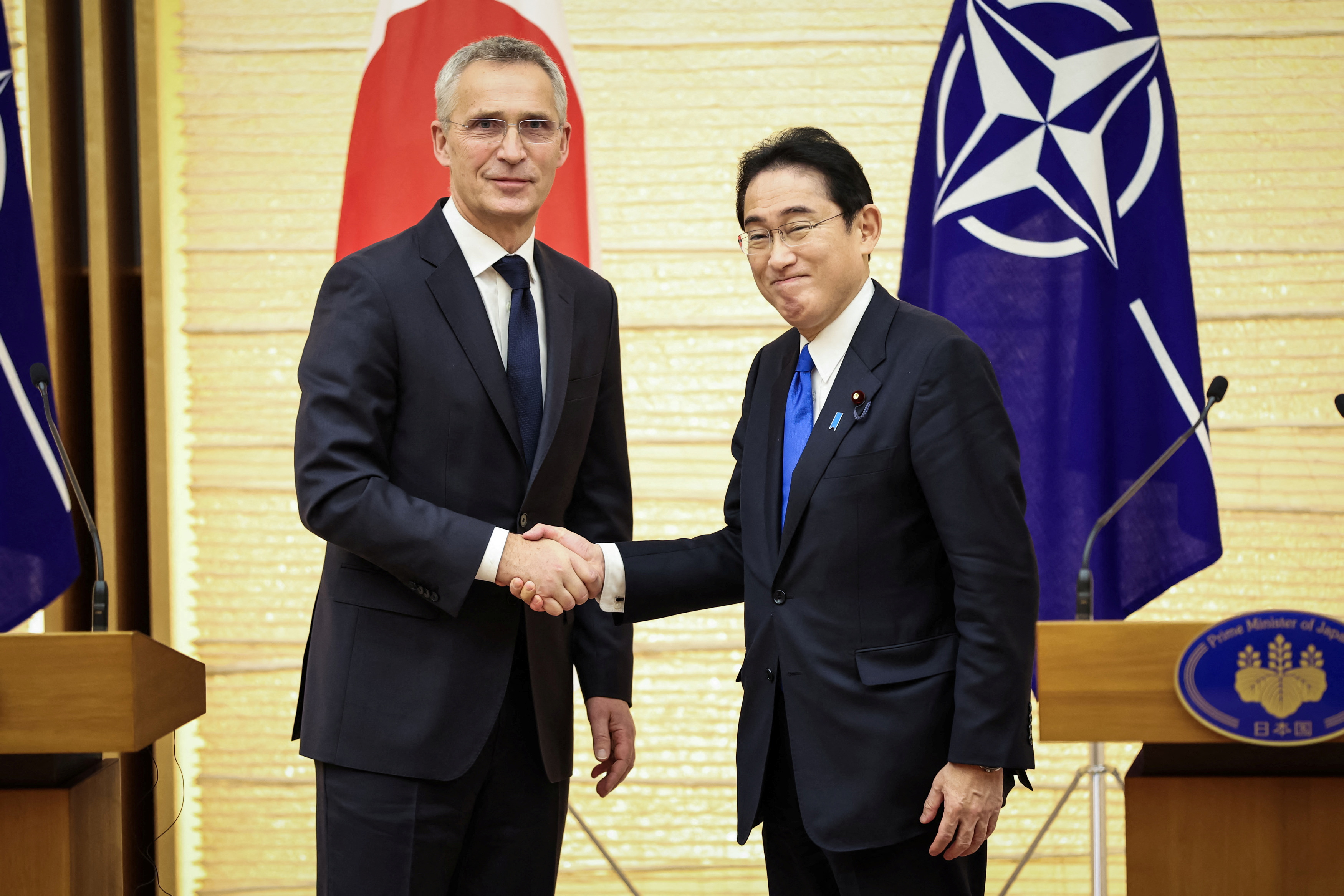 NATO, Japan pledge to strengthen ties in face of 'historic' security ...