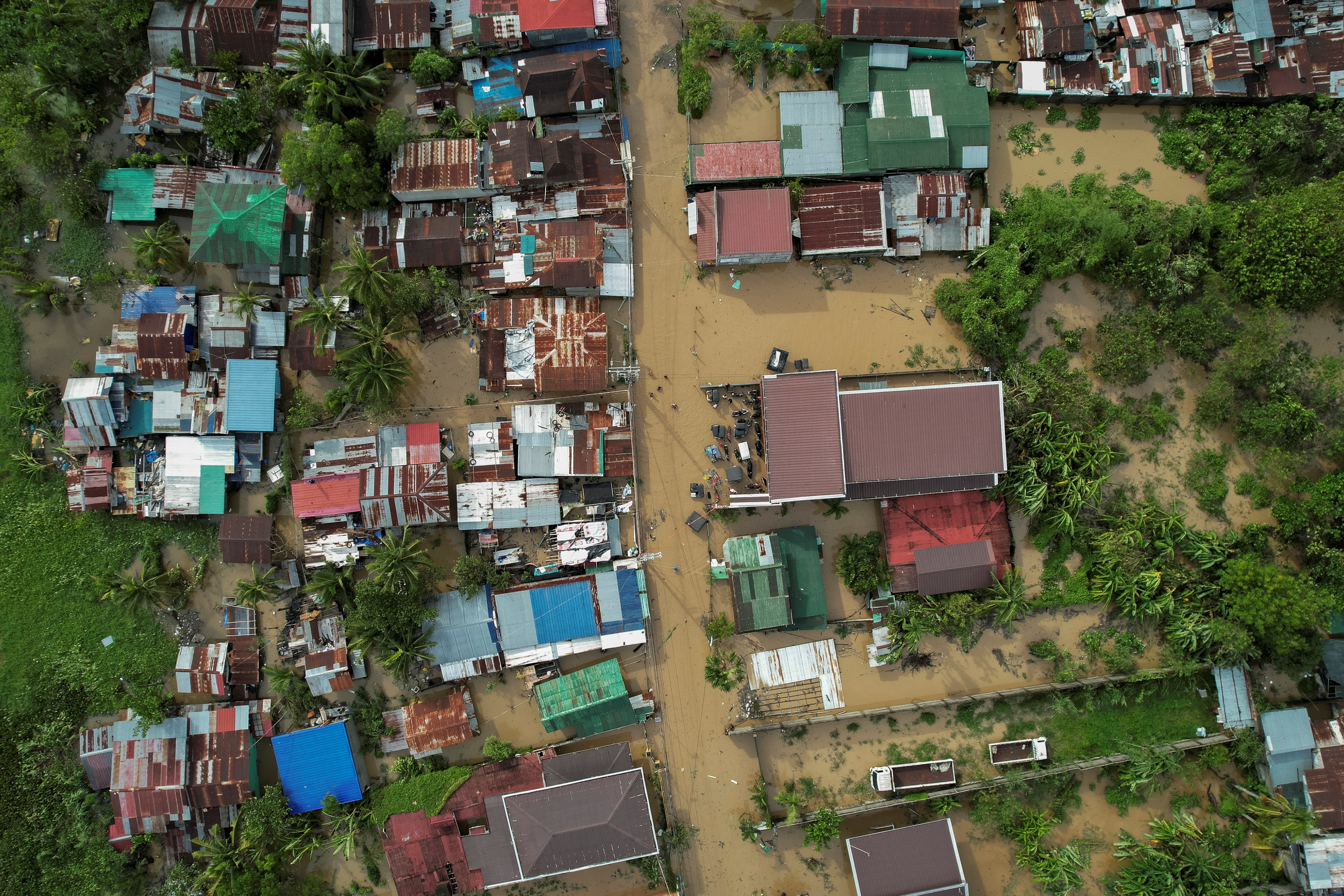 Typhoon Haiyan Before And After