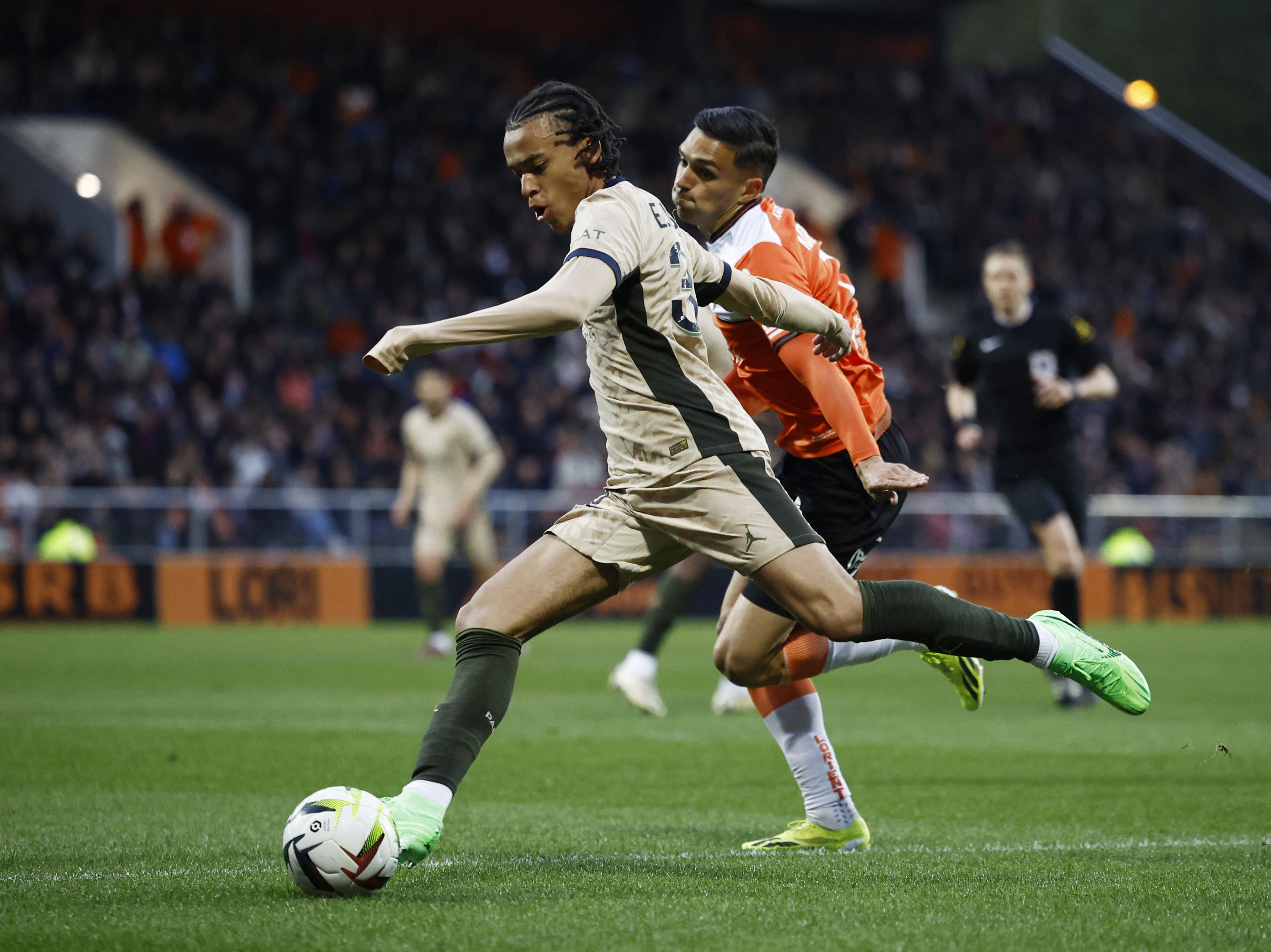 PSG close in on title with 4-1 win at Lorient | Reuters