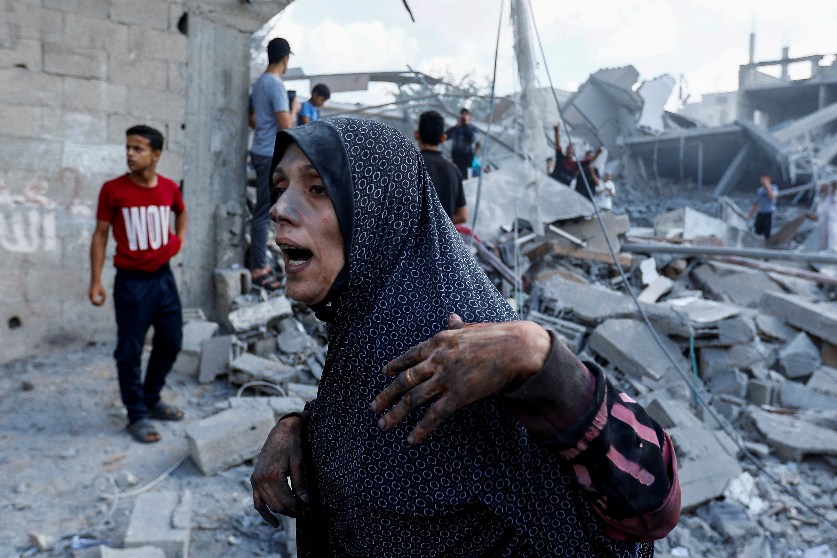 Air strikes rain down on Gaza as Israel hits back at Hamas - October 20 ...