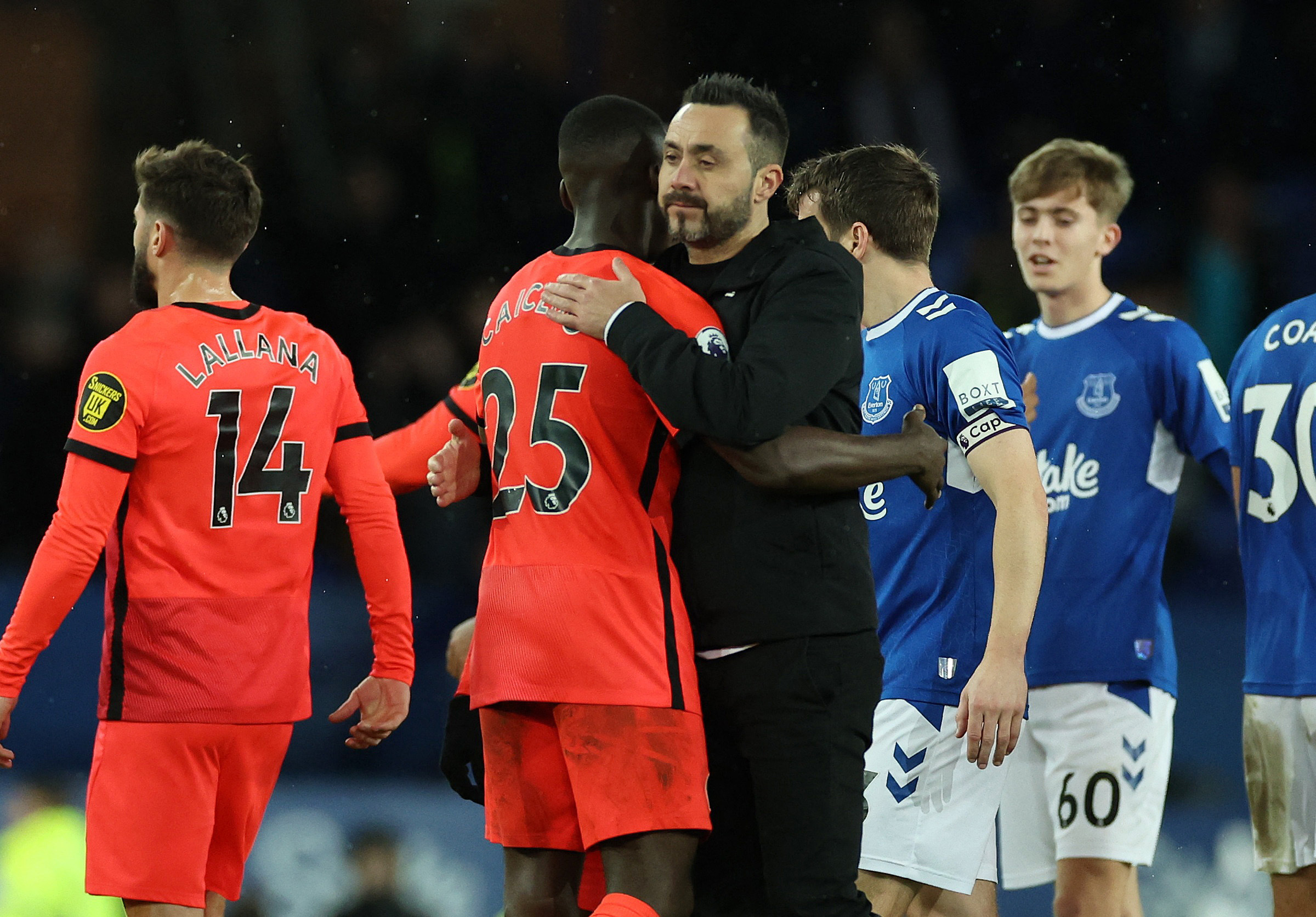 Everton suffer defensive collapse in 4-1 home loss to Brighton | Reuters