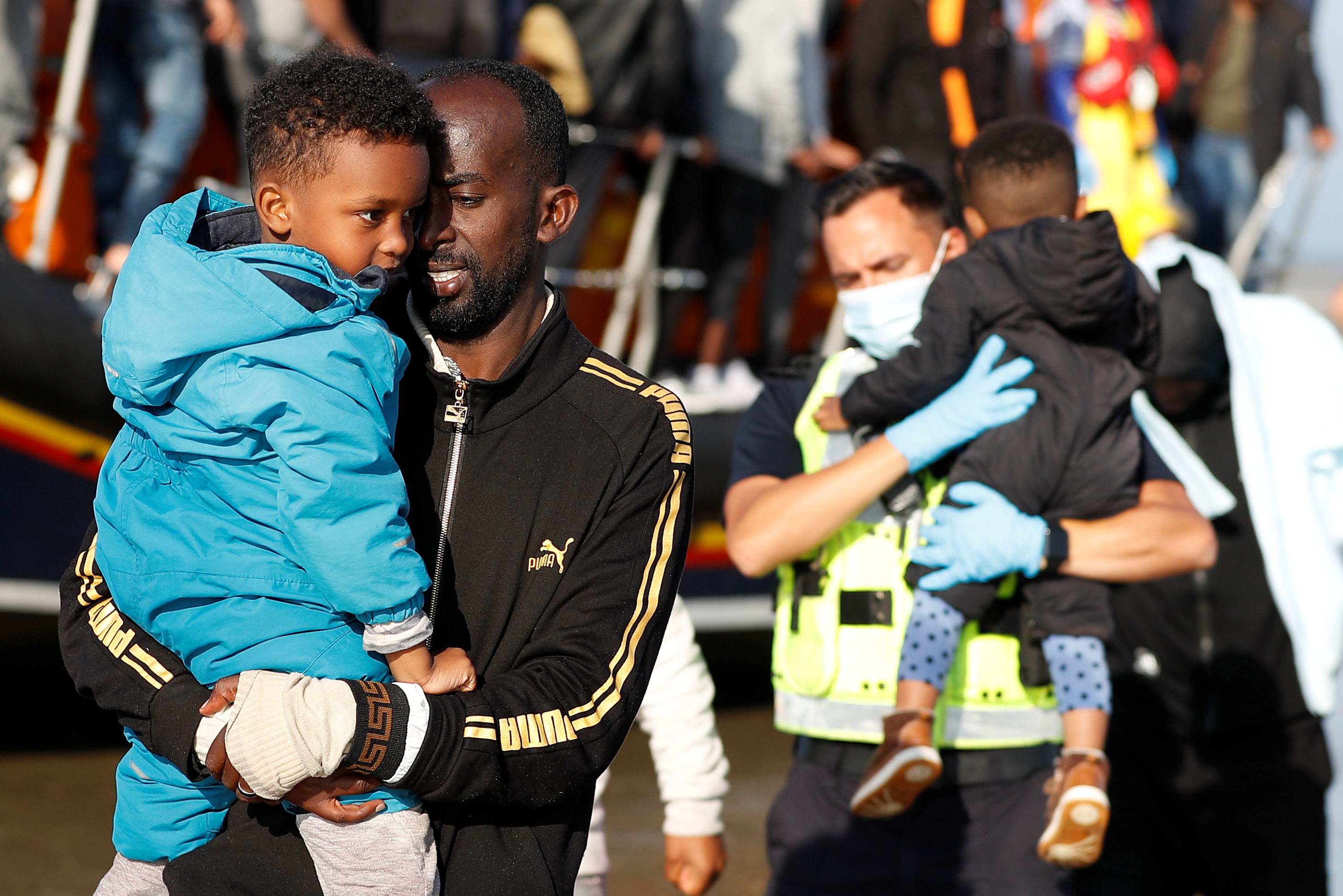 Young children among migrants rescued from English Channel | Reuters