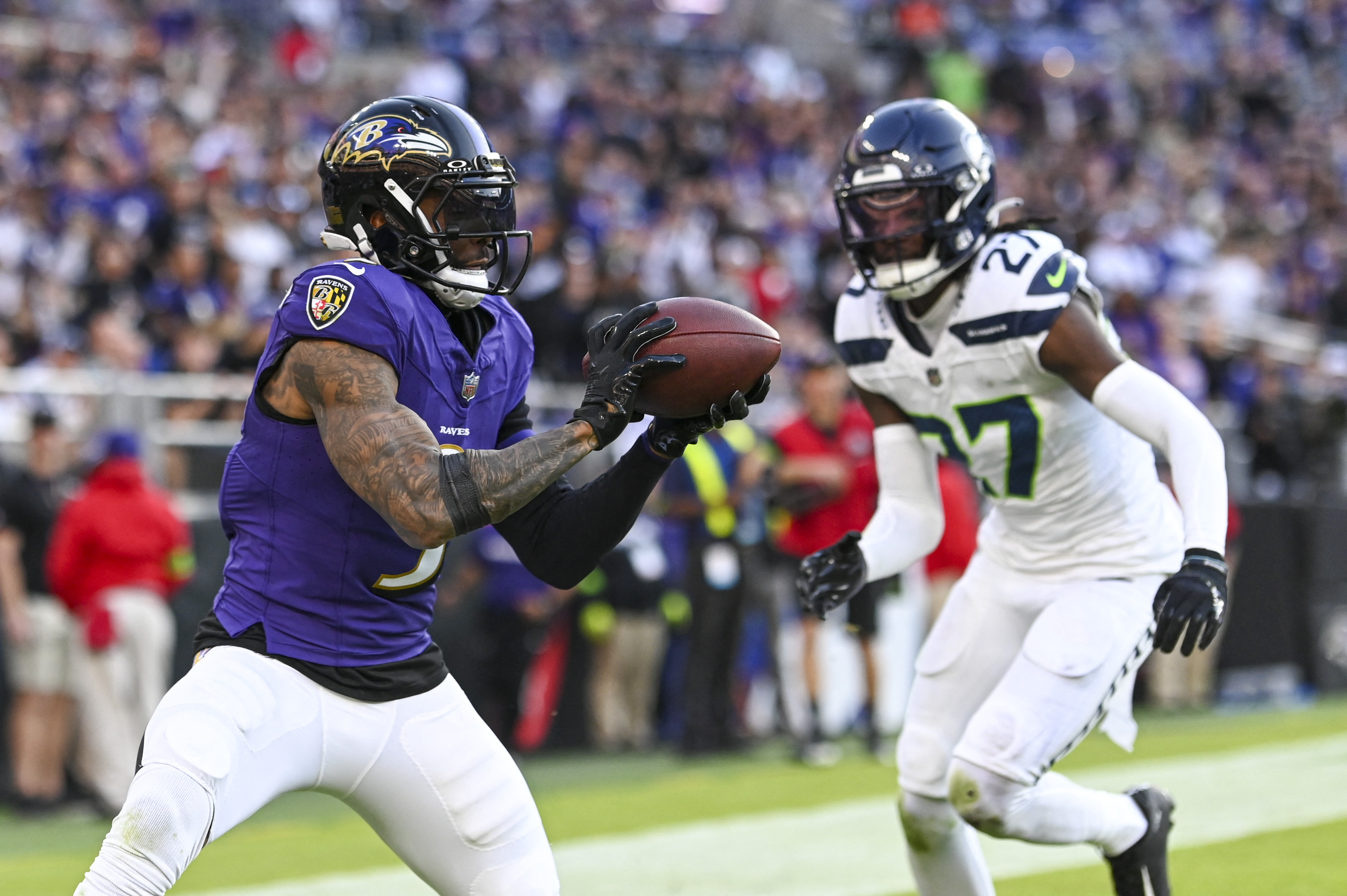 Keaton Mitchell, Gus Edwards help Ravens run over Seahawks | Reuters