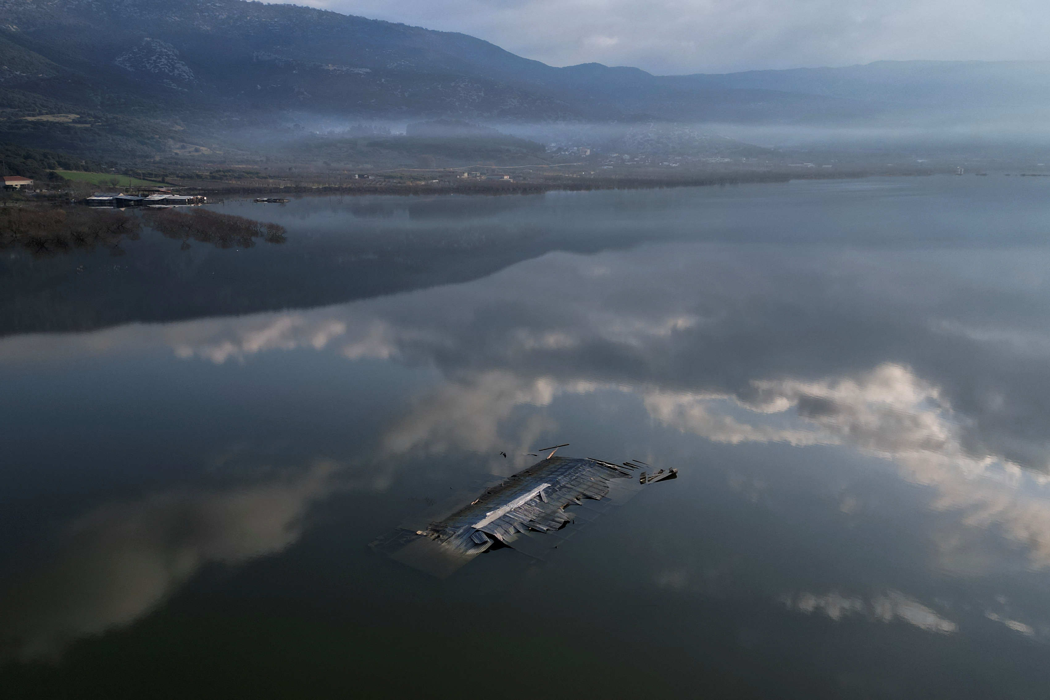 Flooded Greek lake a warning to European farmers battling climate ...