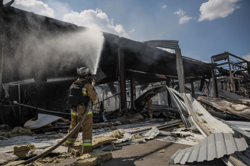 Russian strike on supermarket in Ukraine's east kills 14 people | Reuters