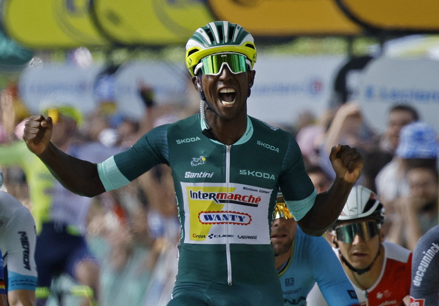 Girmay wins Tour de France stage 12, Pogacar remains in yellow | Reuters