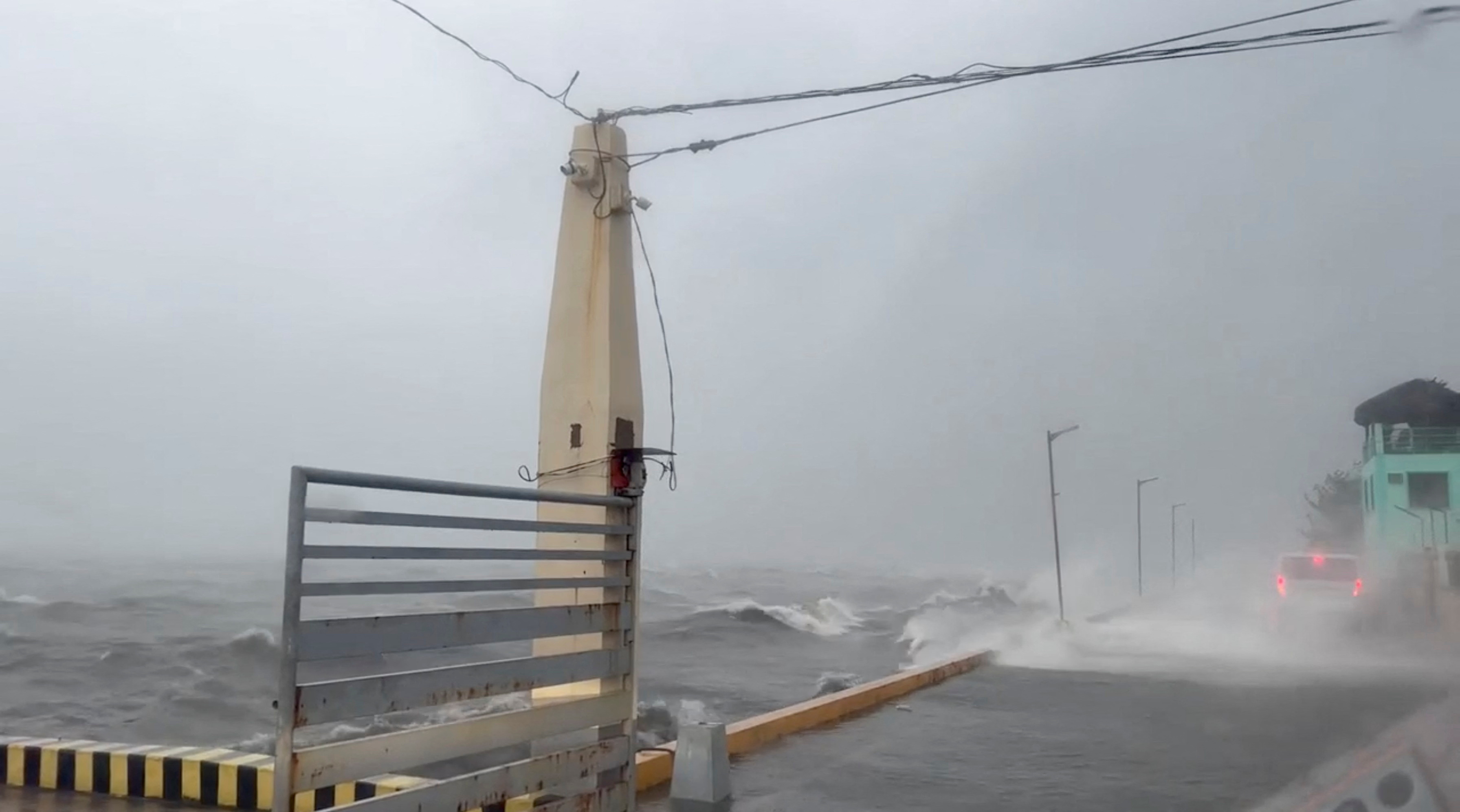 Typhoon makes Philippine landfall, government work suspended | Reuters