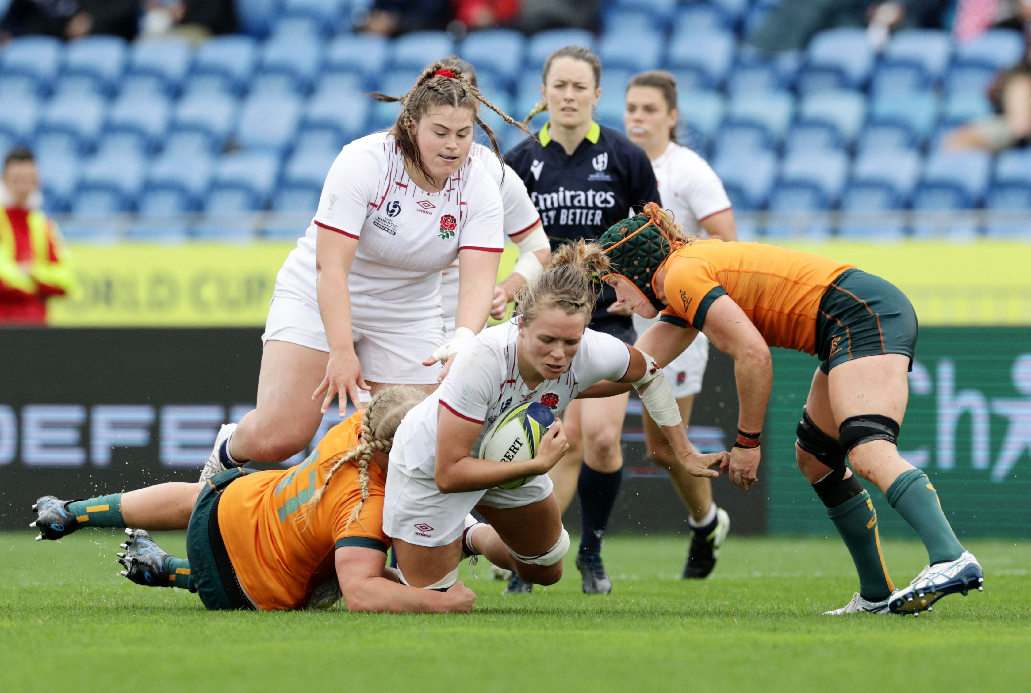 England march into World Cup semis as Packer hat-trick sees off Australia | Reuters