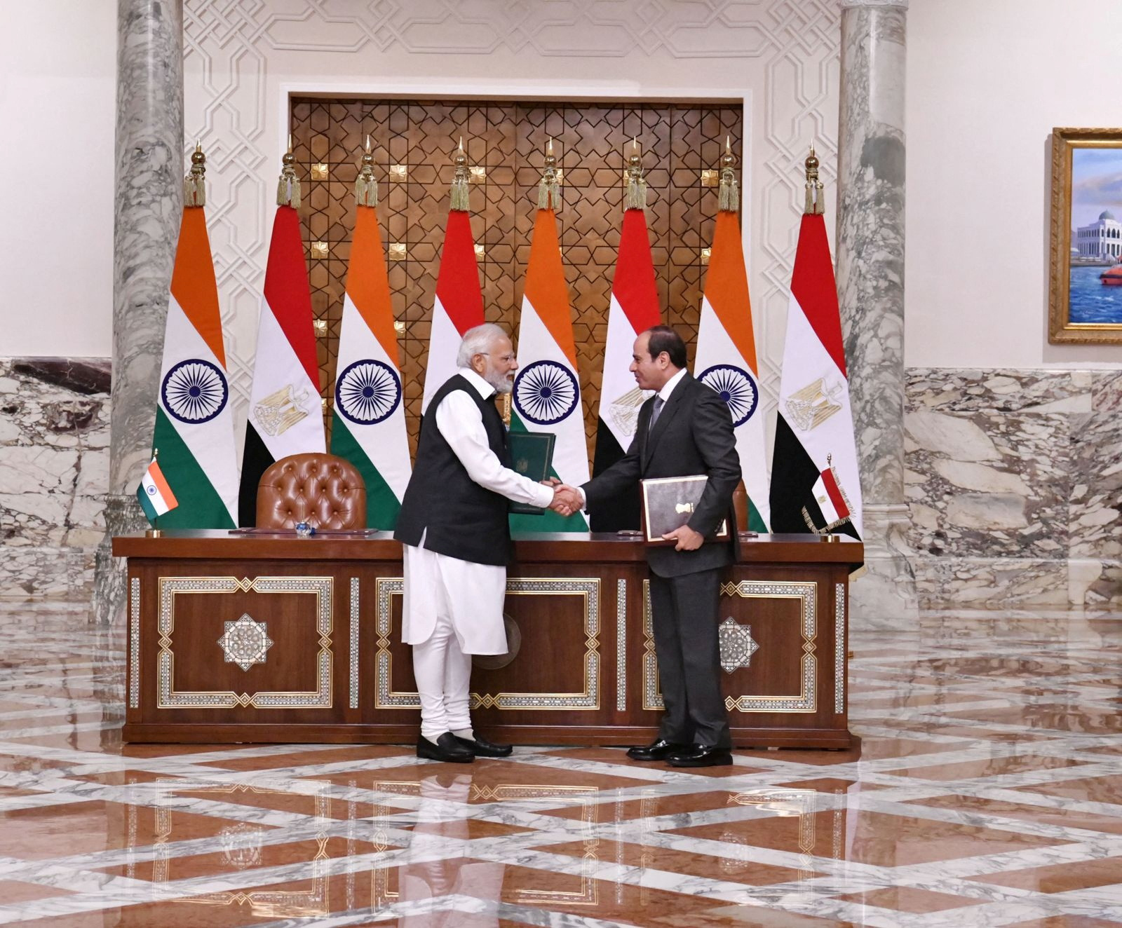 Egypt and India bolster ties as Modi makes first trip to Cairo | Reuters