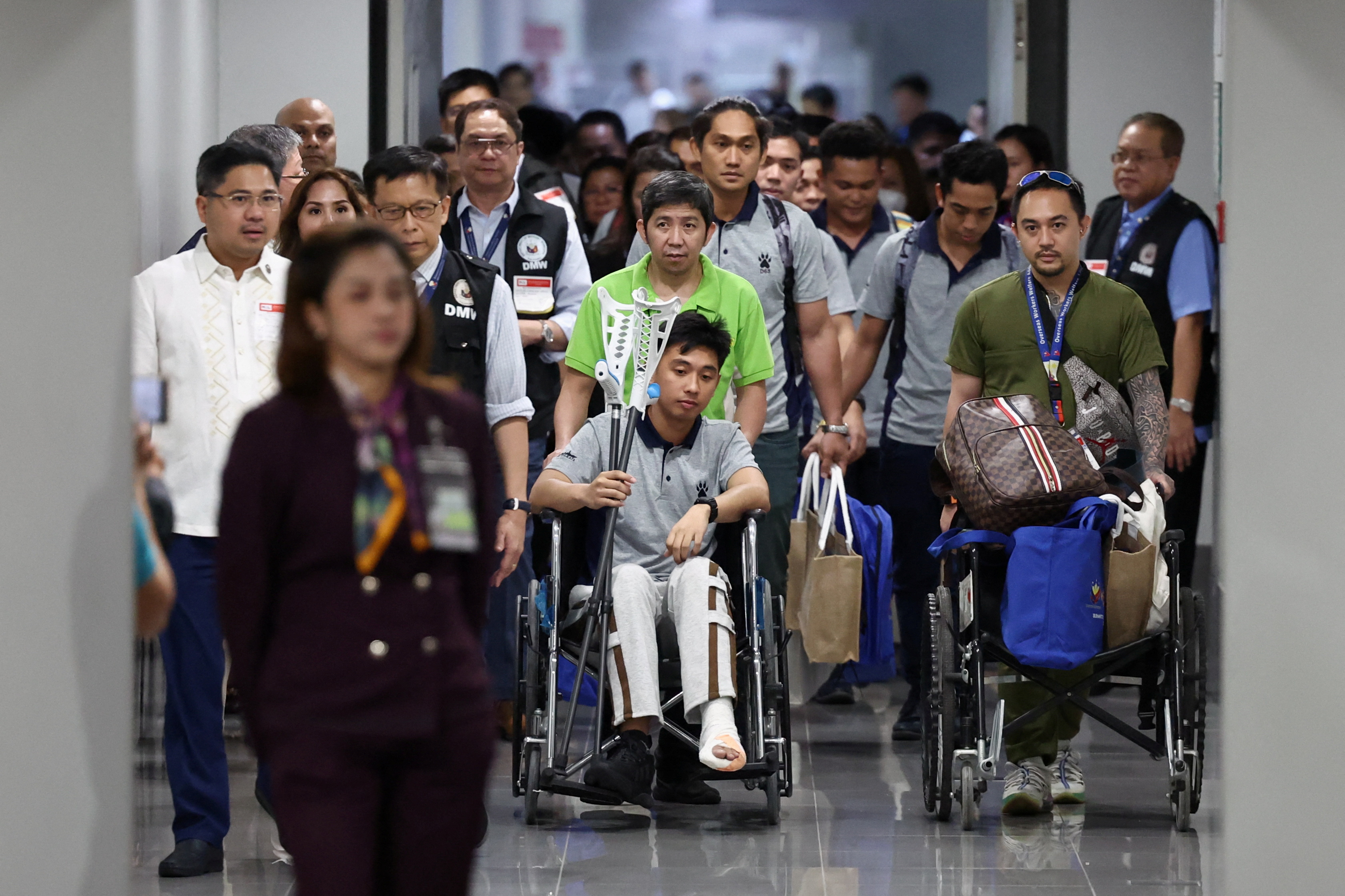 Philippine seafarers who survived Houthi Red Sea attack arrive home ...