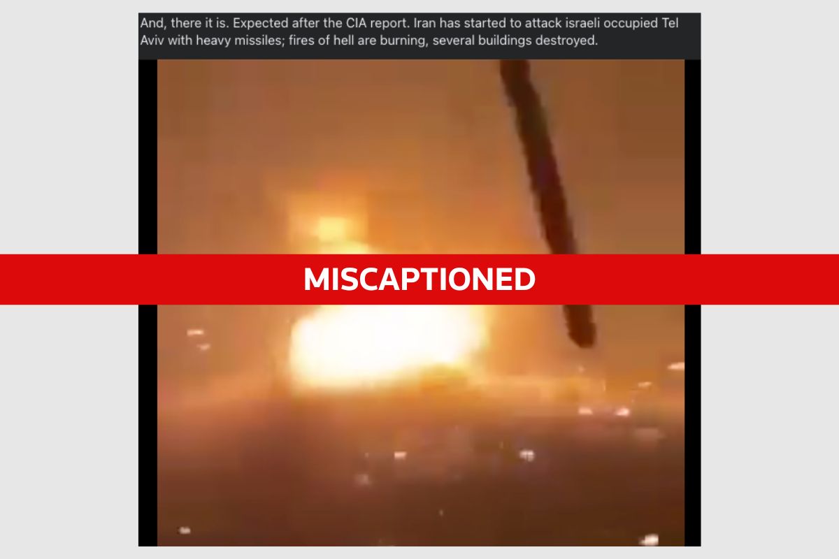 Fact Check: Video of Crimea explosion shared as Iranian attack on Tel ...