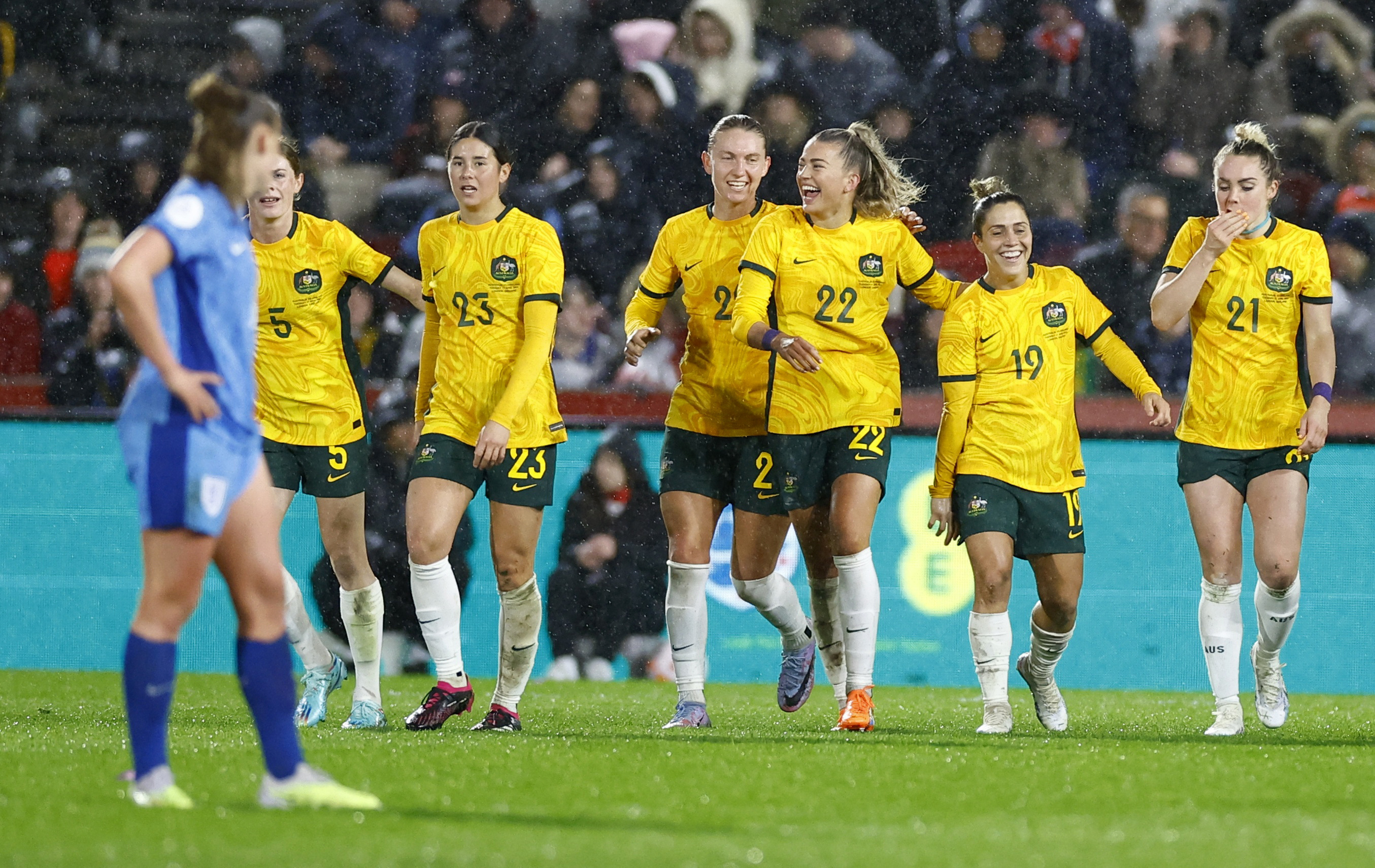 Australia end England's unbeaten run with 2-0 friendly win | Reuters