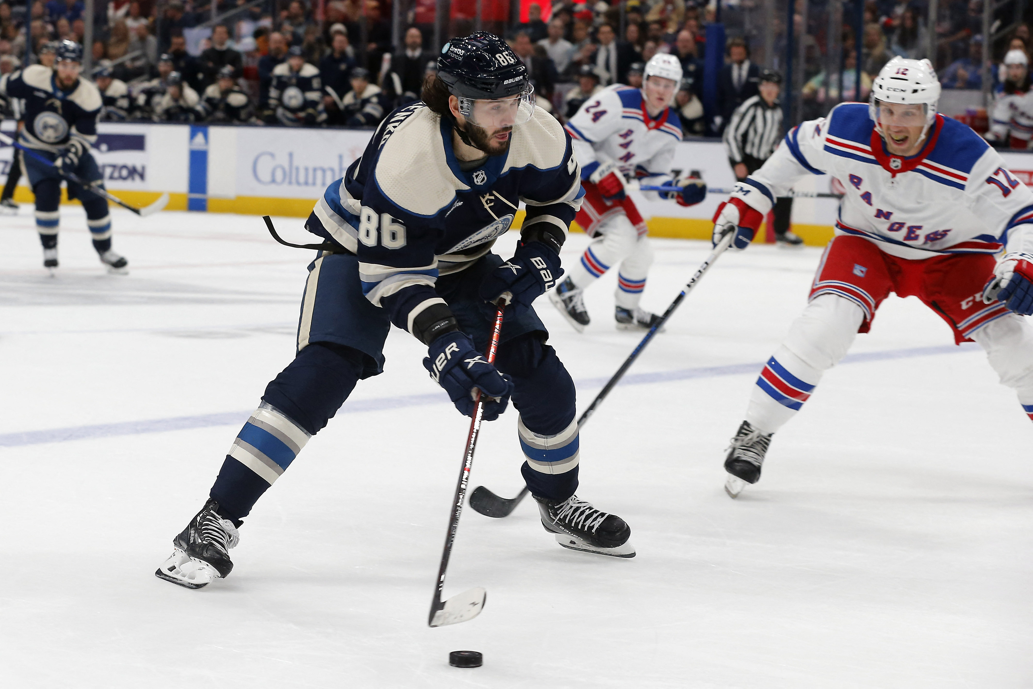 Boone Jenner's natural hat trick propels Jackets past Rangers | Reuters