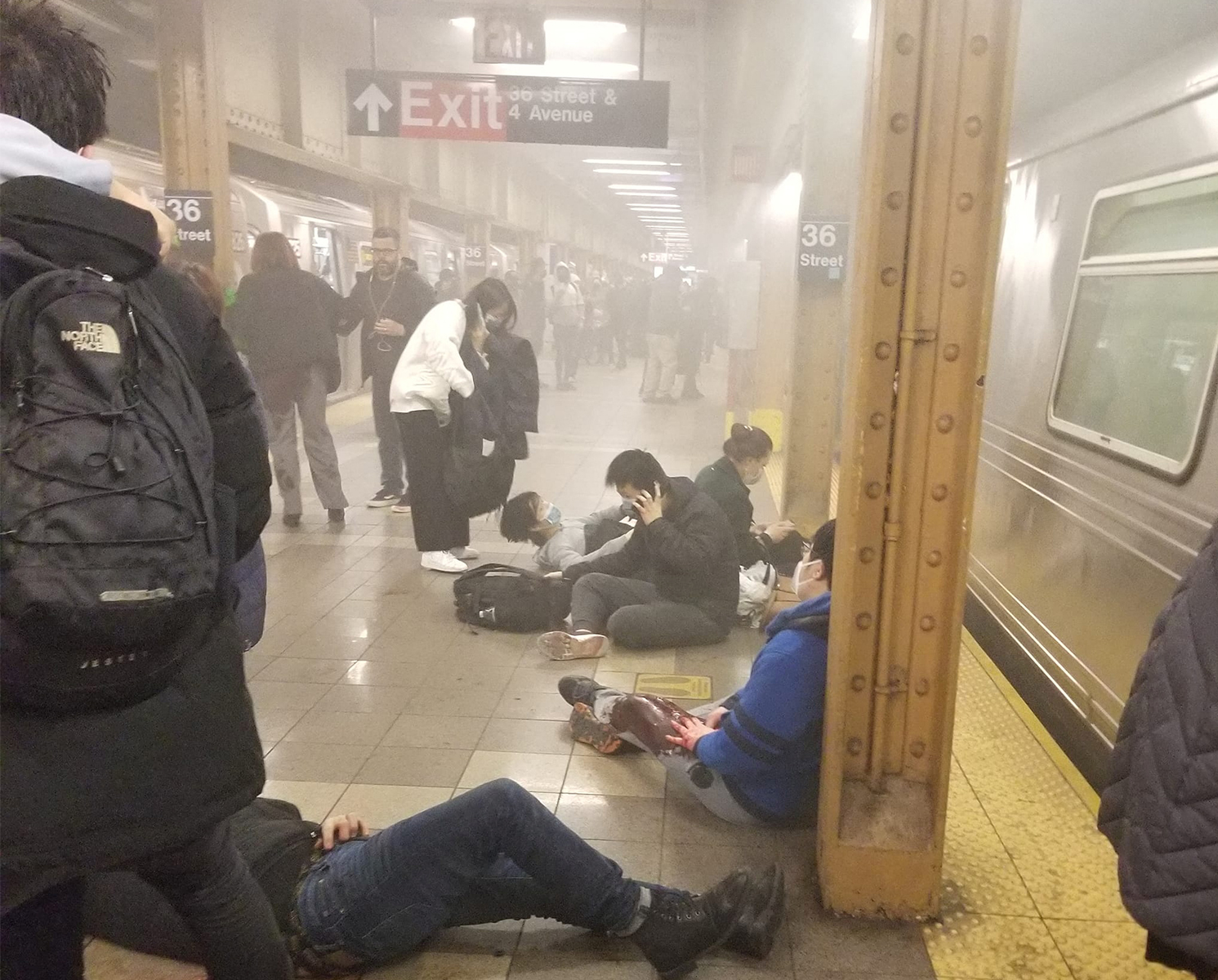 Manhunt under way for gunman in NYC subway shooting that injured at ...