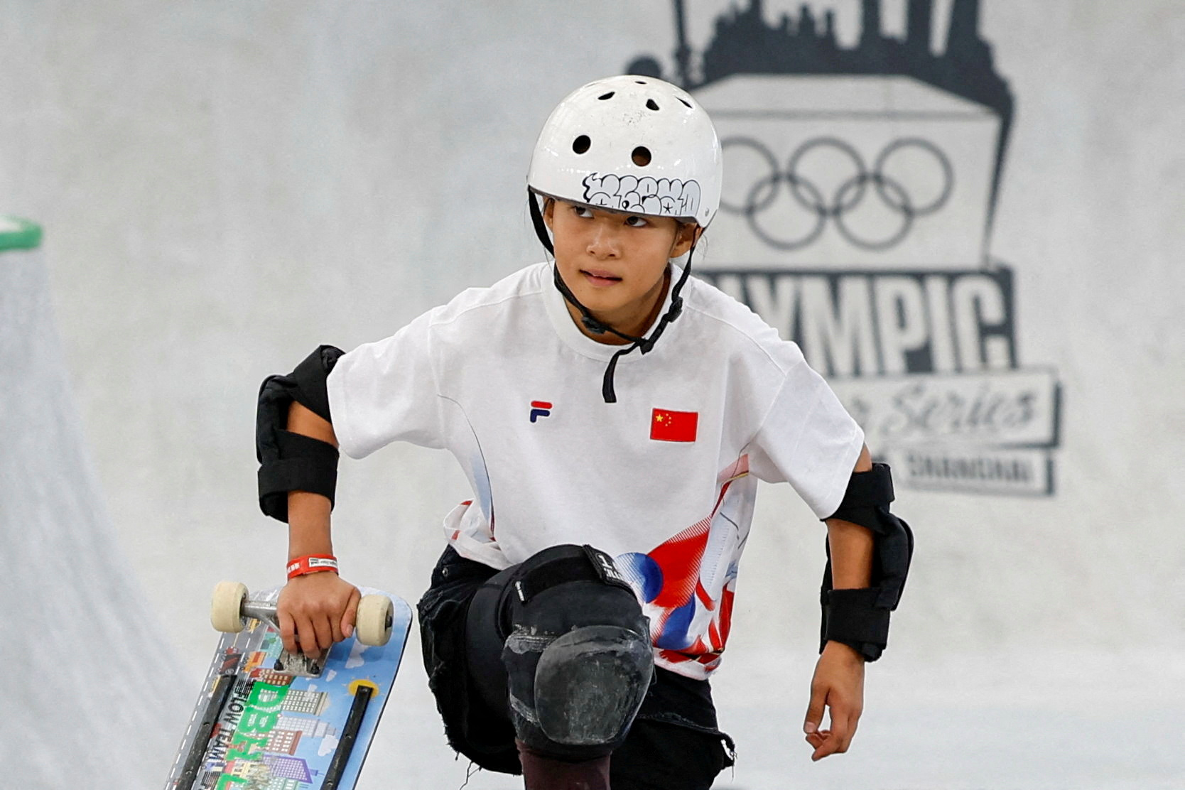 Skateboarding-China's Zheng, youngest Olympian in Paris, just wants to ...