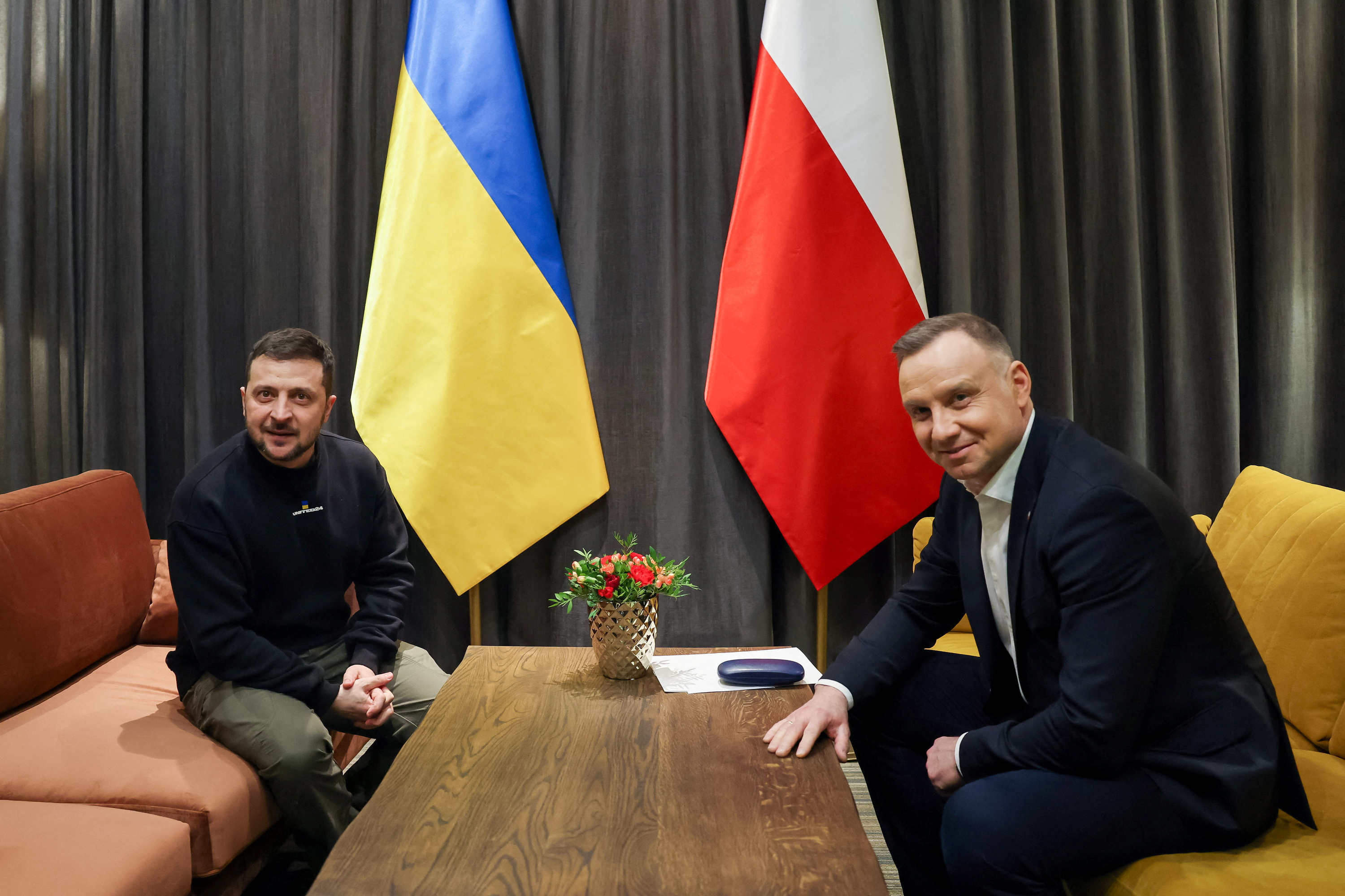 Presidents of Poland and Ukraine met in Poland on Thursday | Reuters