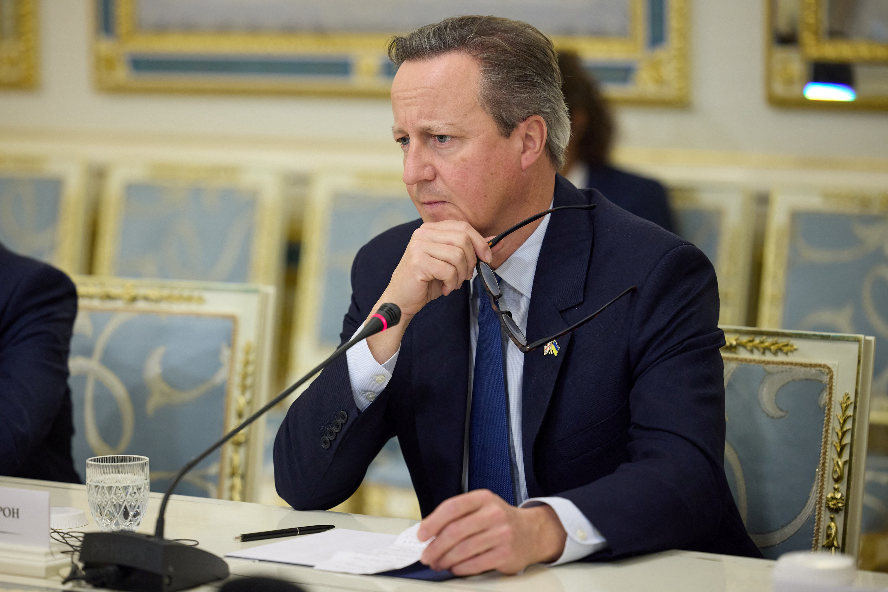 UK's Cameron meets Zelenskiy, visits Odesa on first trip abroad as ...