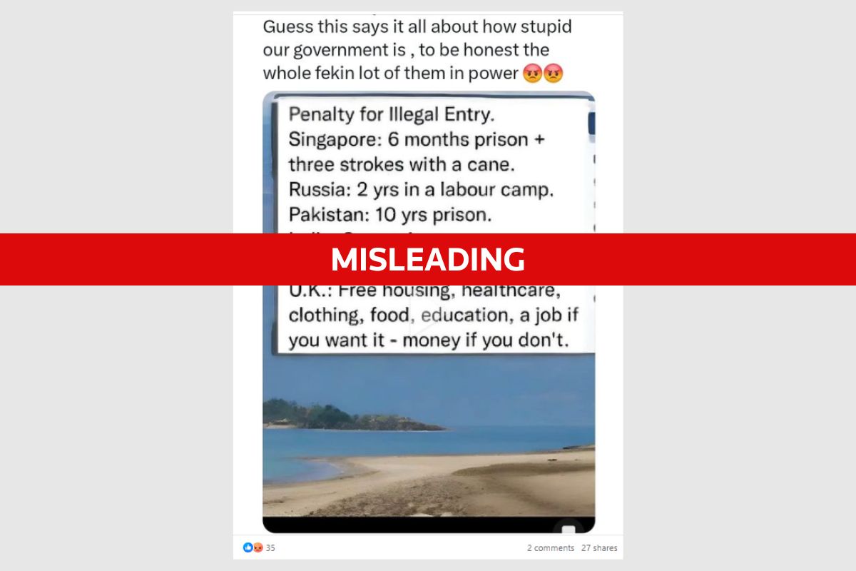 Fact Check: Posts mislead on UK’s penalties for illegal entry | Reuters
