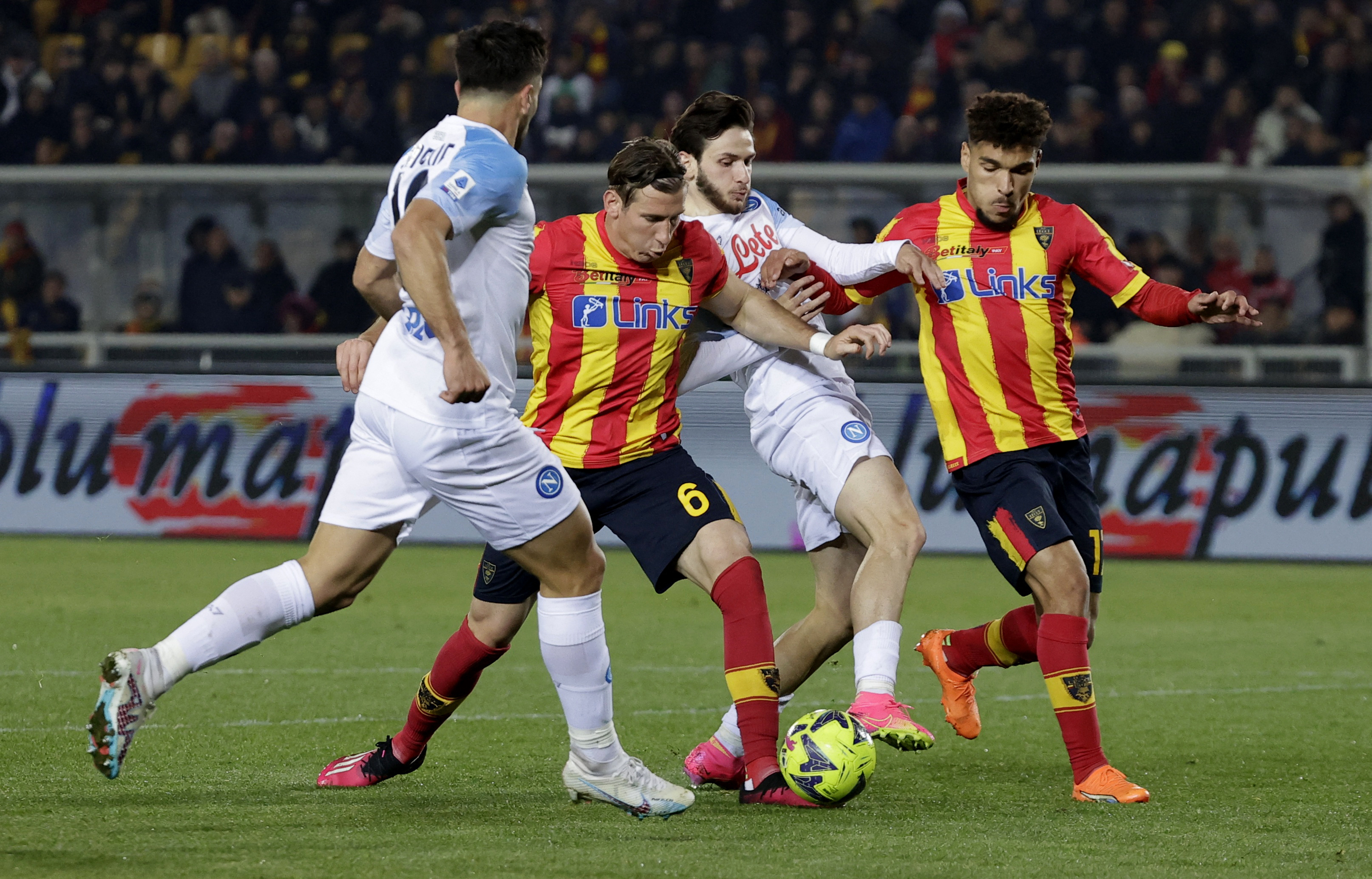 Napoli back on the winning track thanks to Lecce own goal | Reuters