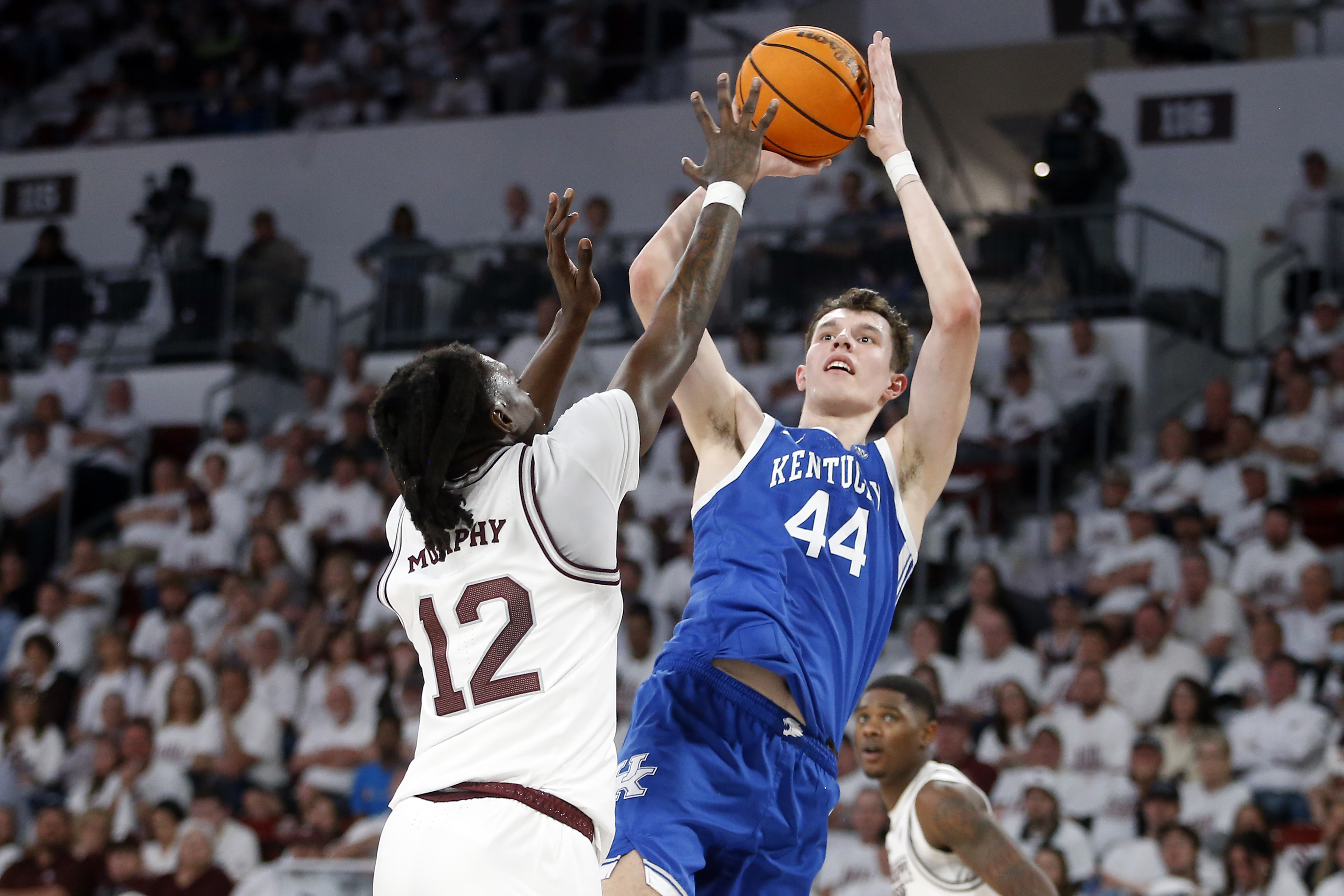 Reed Sheppard's heroics lift No. 16 Kentucky over Mississippi State ...