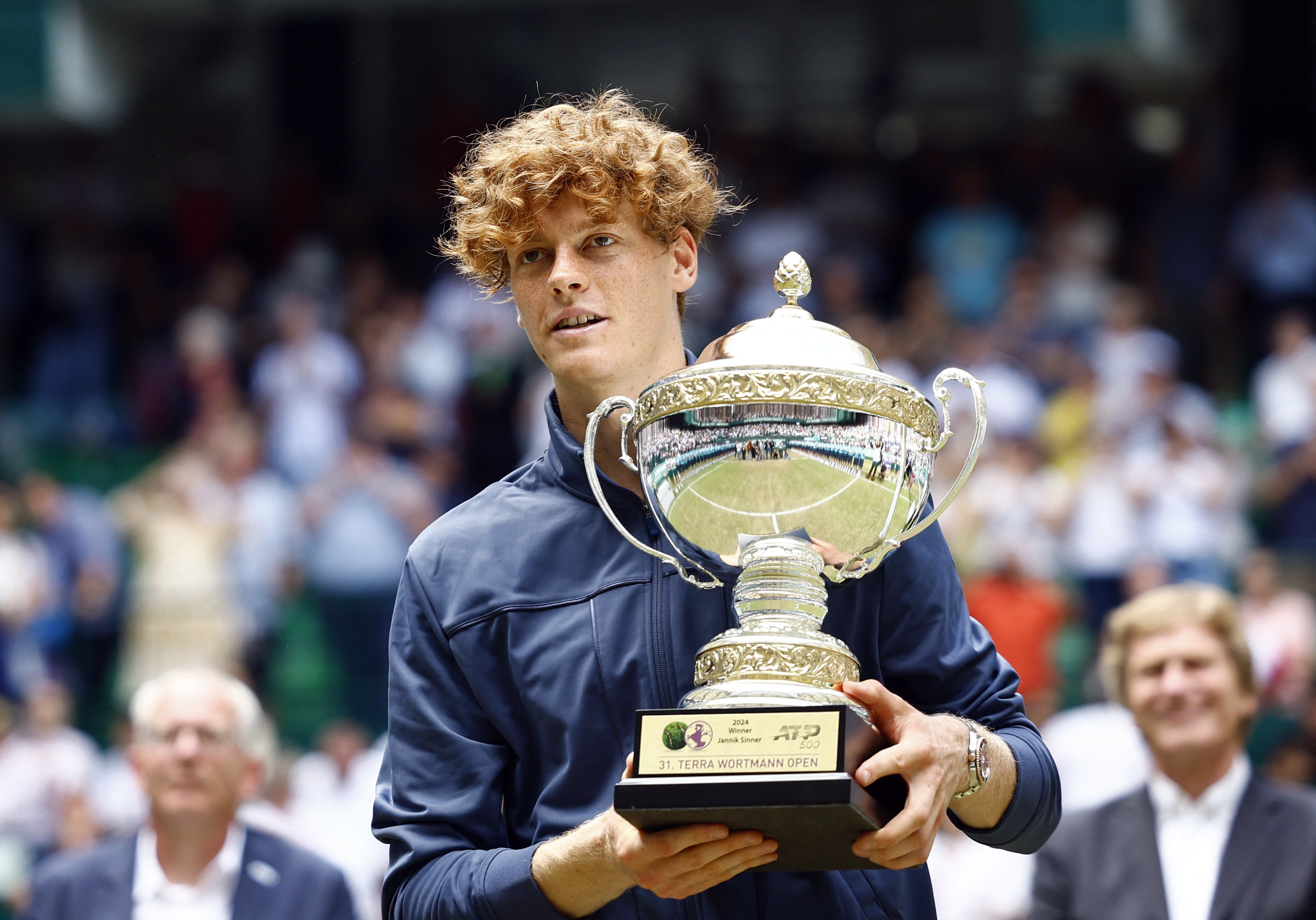 Sinner more confident ahead of Wimbledon after first grasscourt title ...