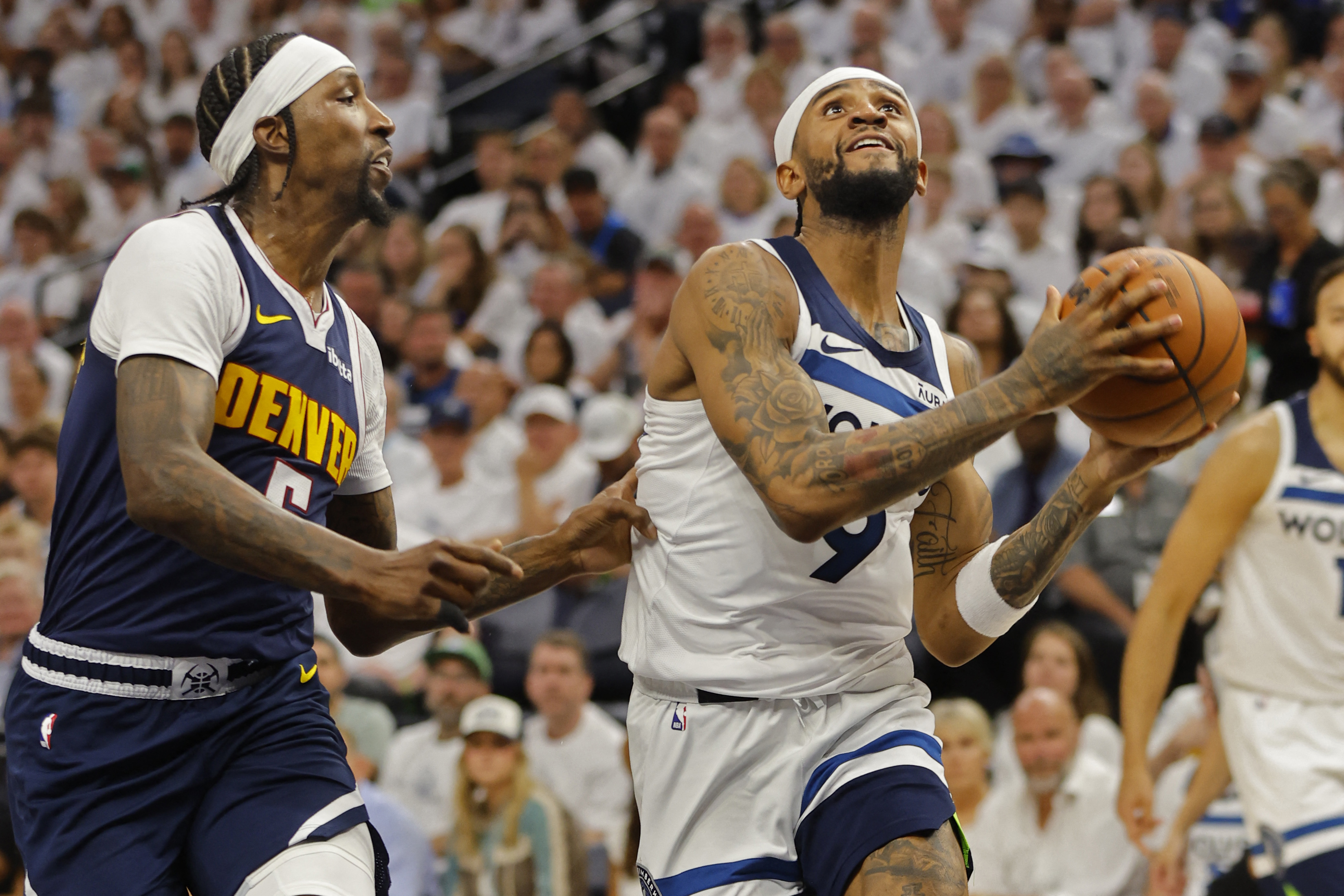 Road team wins again as Nuggets knock off Wolves, tie series | Reuters