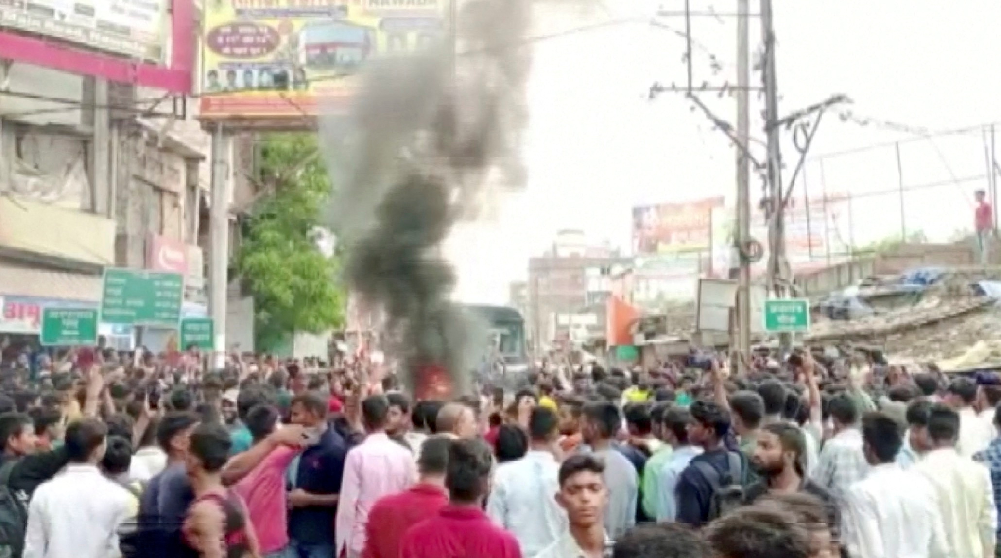 Protests against India's new military recruitment system turn violent ...