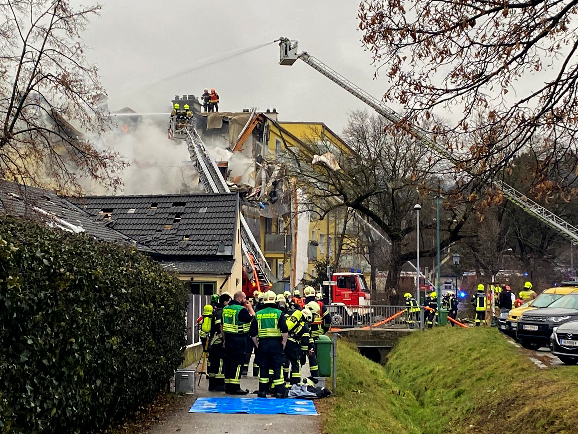 Apartment building near Vienna partially collapses after apparent ...