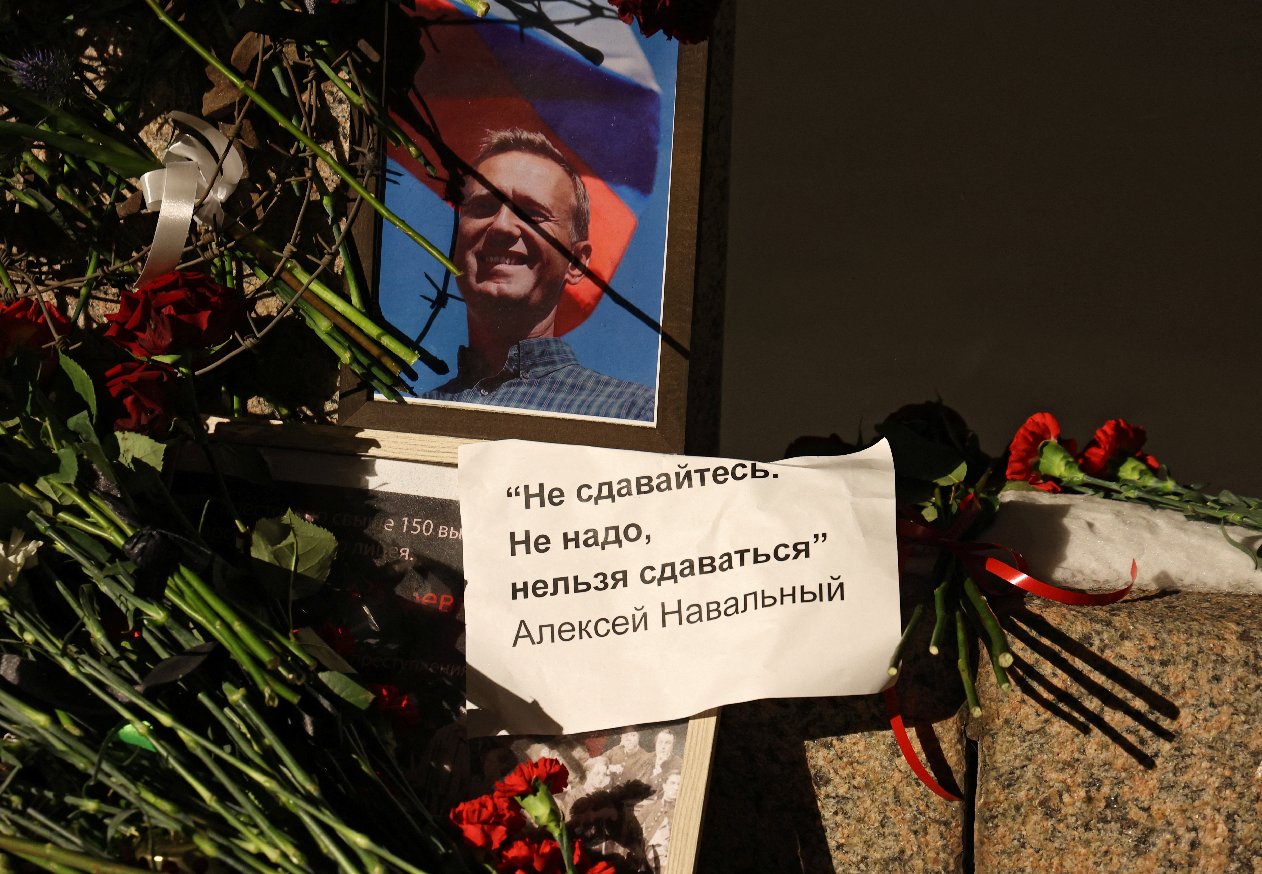 Memorials and protests after death of Alexei Navalny - February 16 ...
