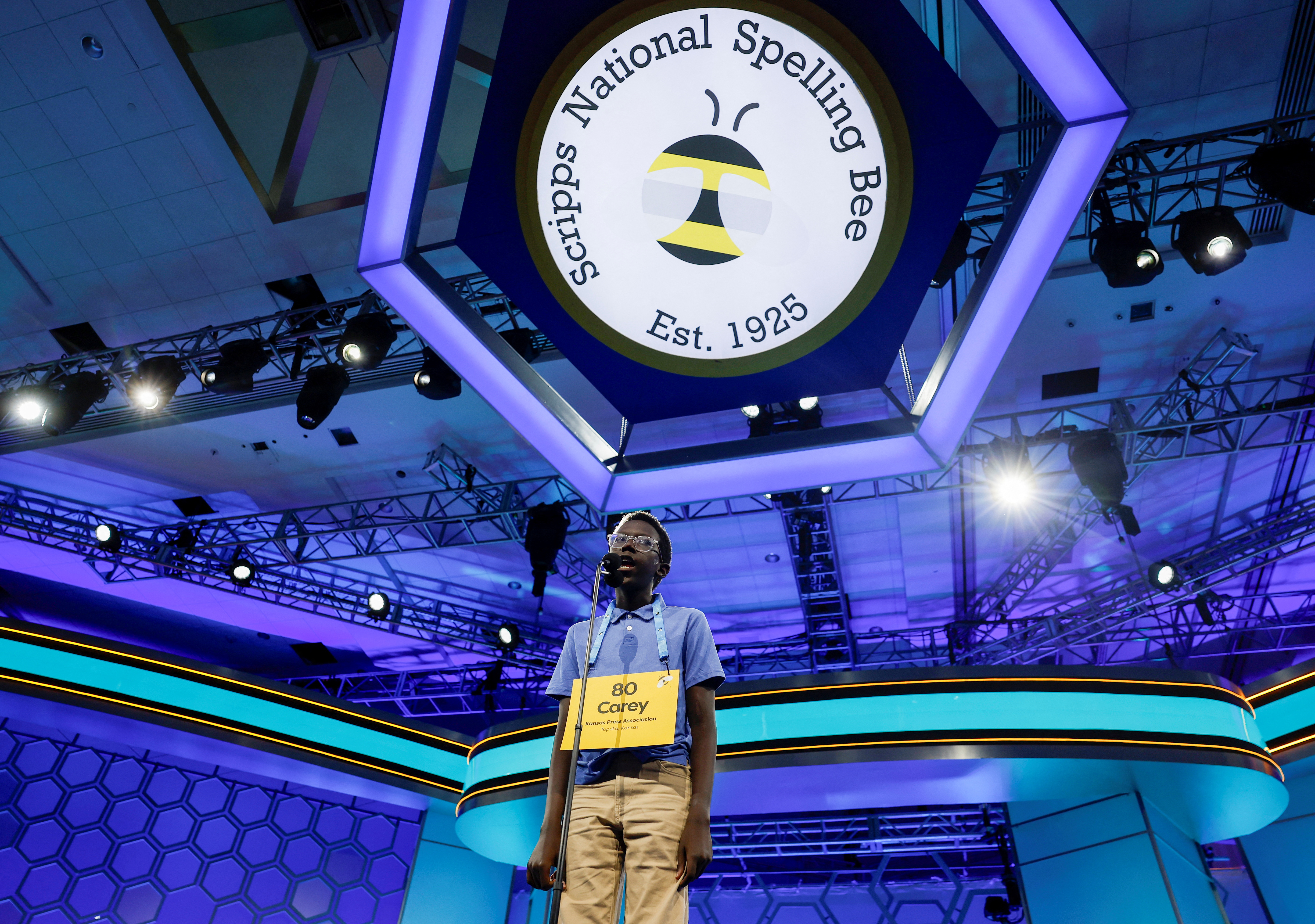 Word whizzes at the Scripps Spelling Bee - May 30, 2024 | Reuters
