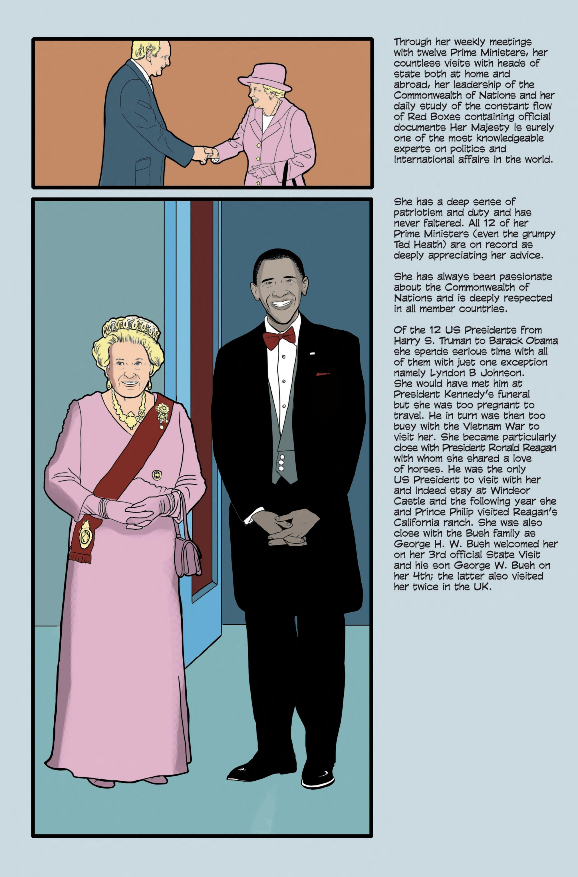 Queen Elizabeth's life features in a new comic book | Reuters