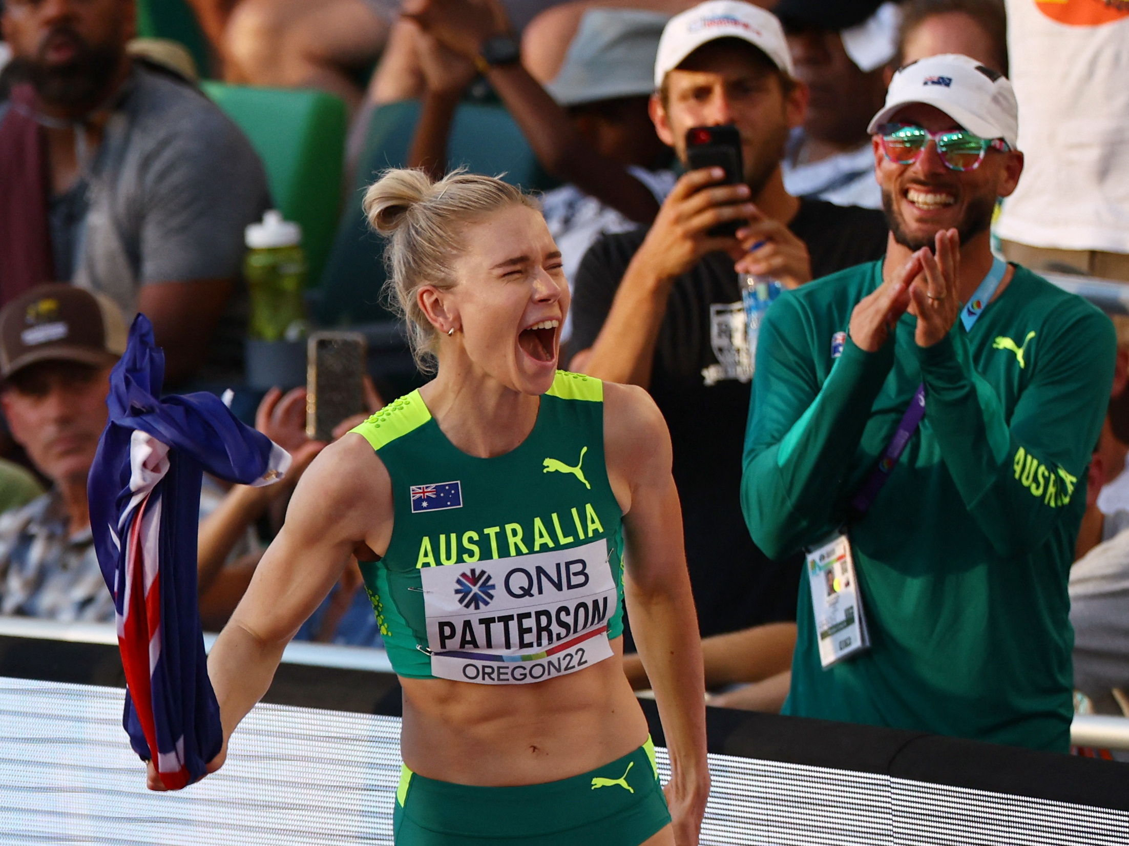 Patterson wins world high jump gold with personal best leap | Reuters