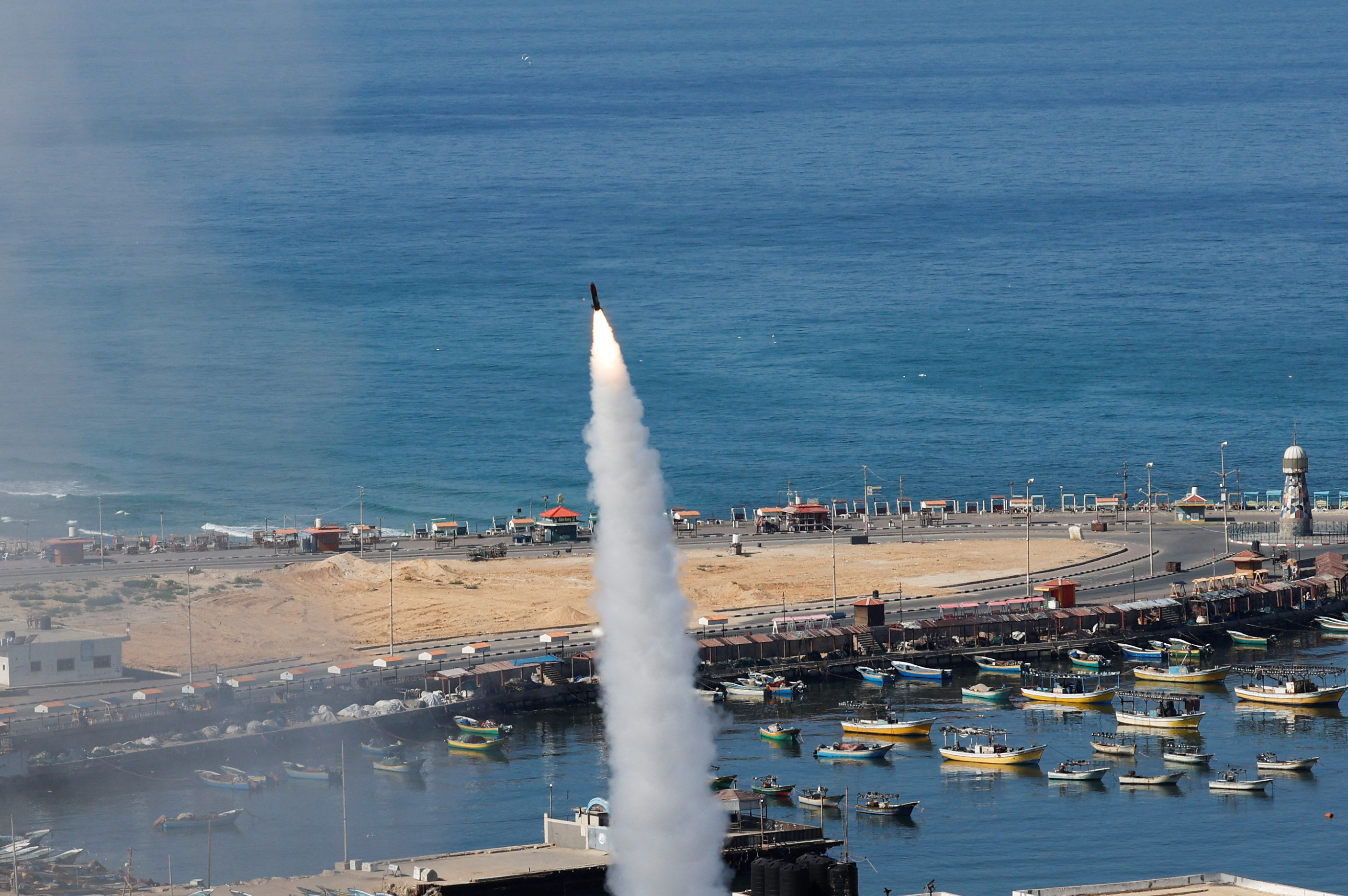 Under the Iron Dome: Israelis take cover as rockets fall - October 11 ...