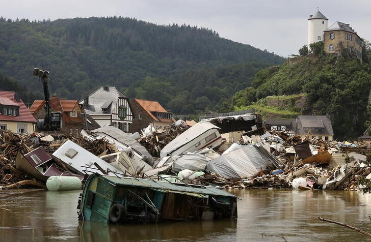 A year after floods in Germany a quarter of insurance claims still open ...