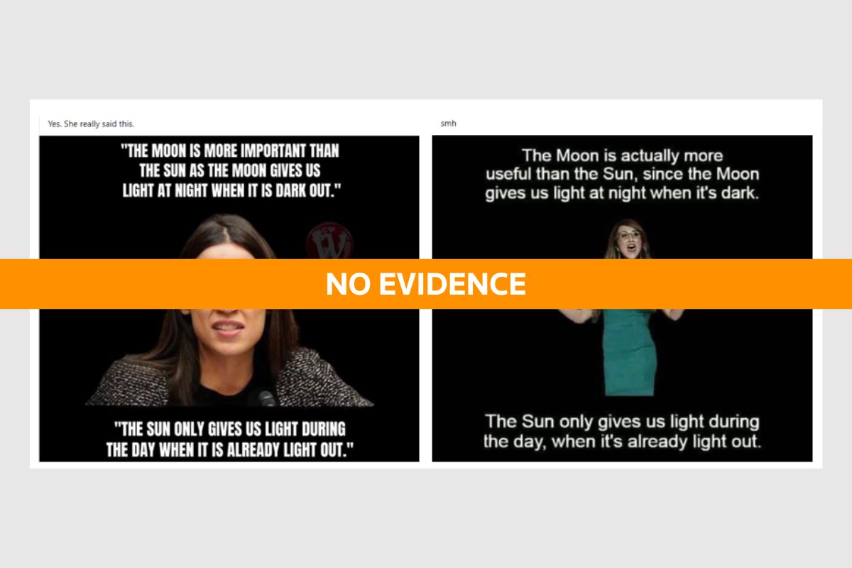 Fact Check: No evidence of AOC and Boebert quote comparing sun and moon ...