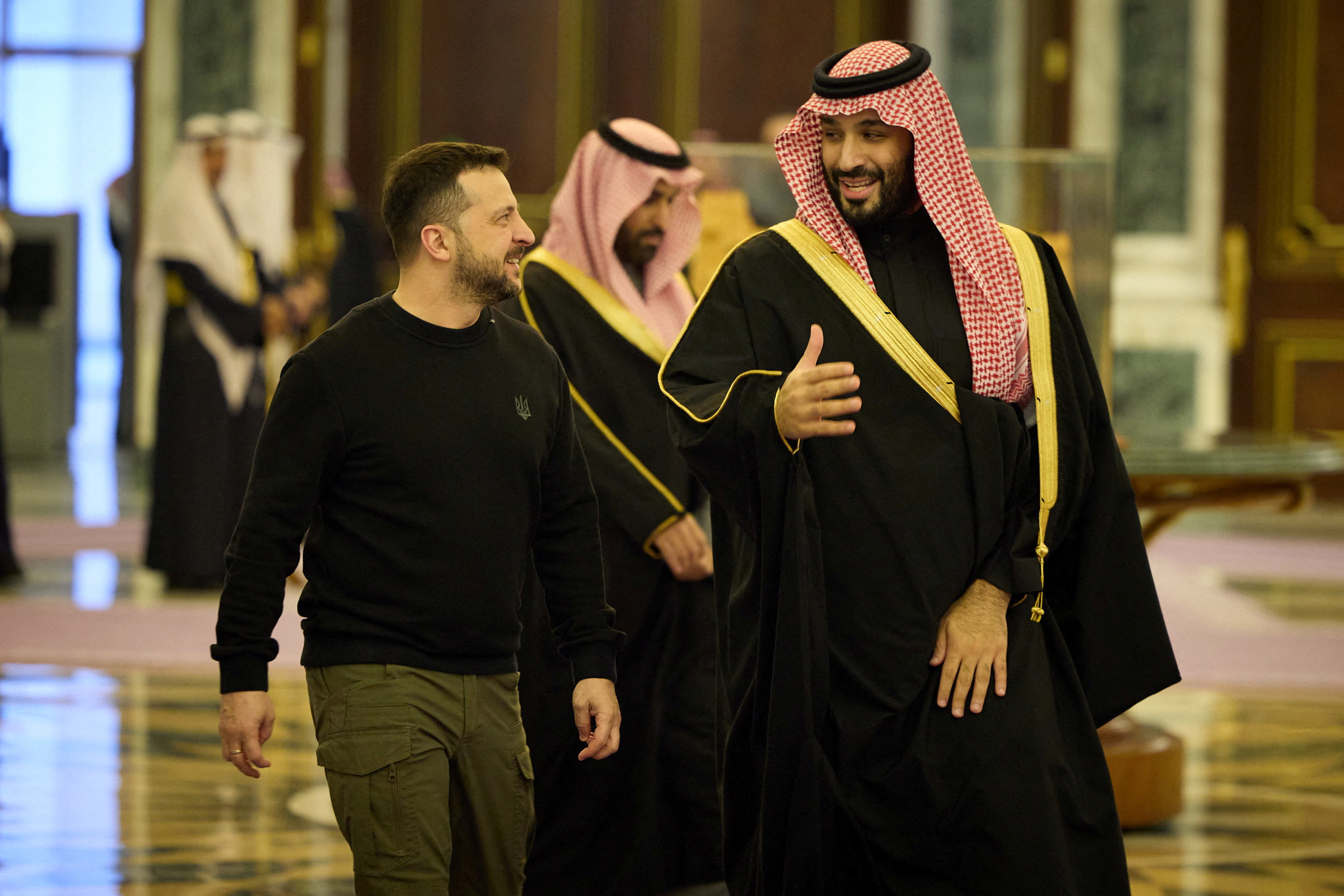 Ukraine's Zelenskiy has 'productive' talks with Saudi crown prince ...
