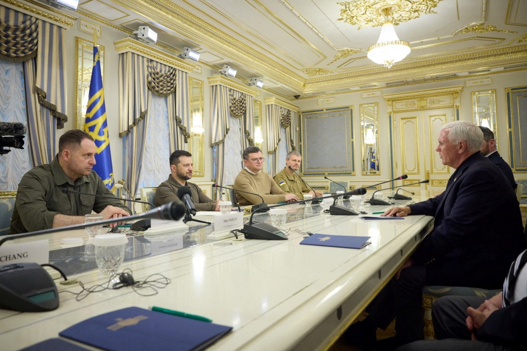 Mike Pence, former US VP and presidential hopeful, visits Ukraine | Reuters